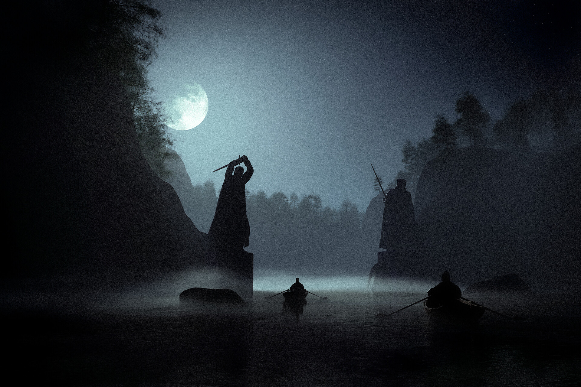 ArtStation - Night Crossing