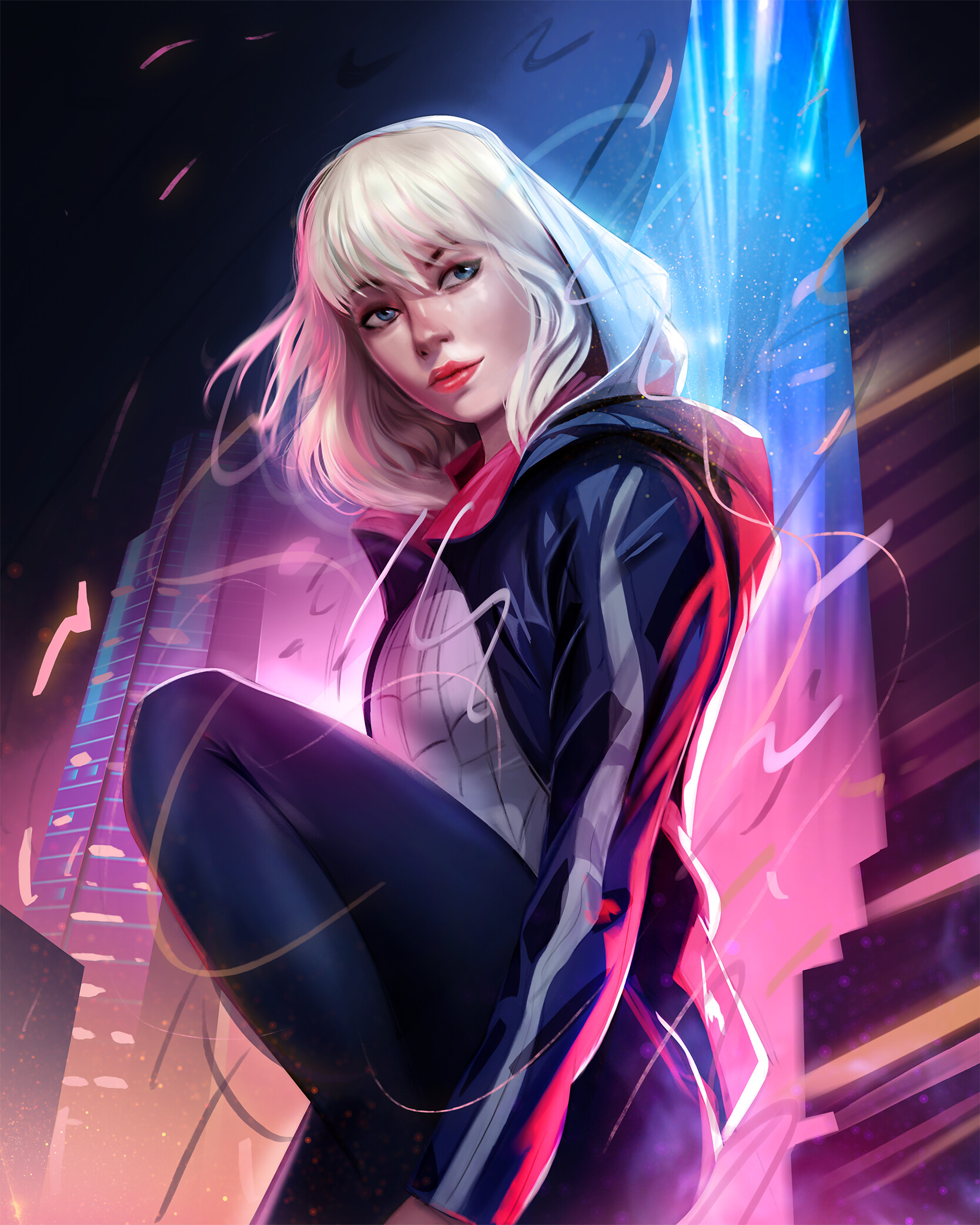 ArtStation - Gwen Spider man Multiverse