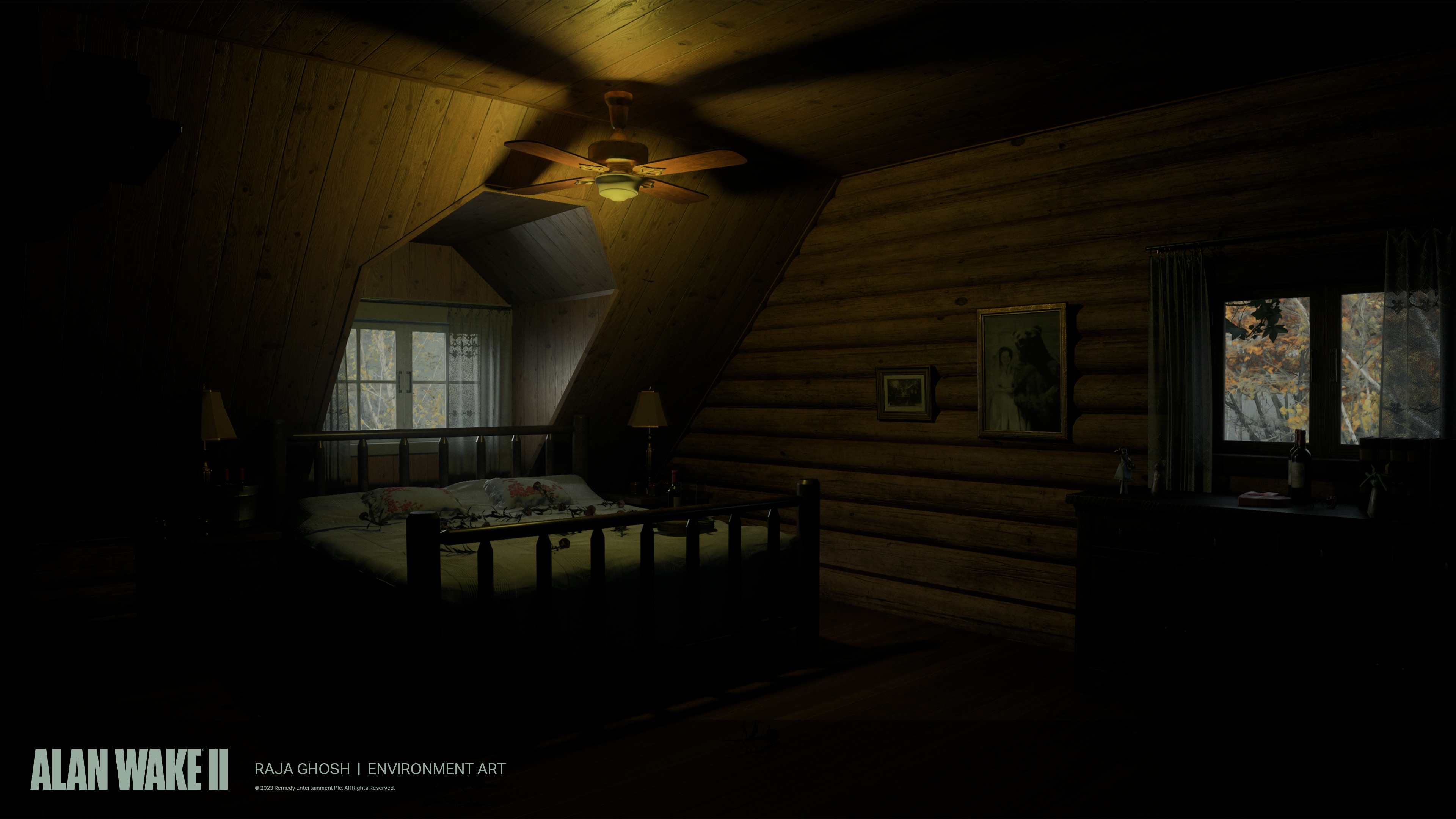Raja Ghosh - ALAN WAKE II - Ranger Cabin