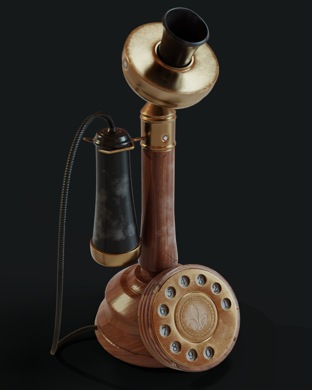 ArtStation - Old Phone asset