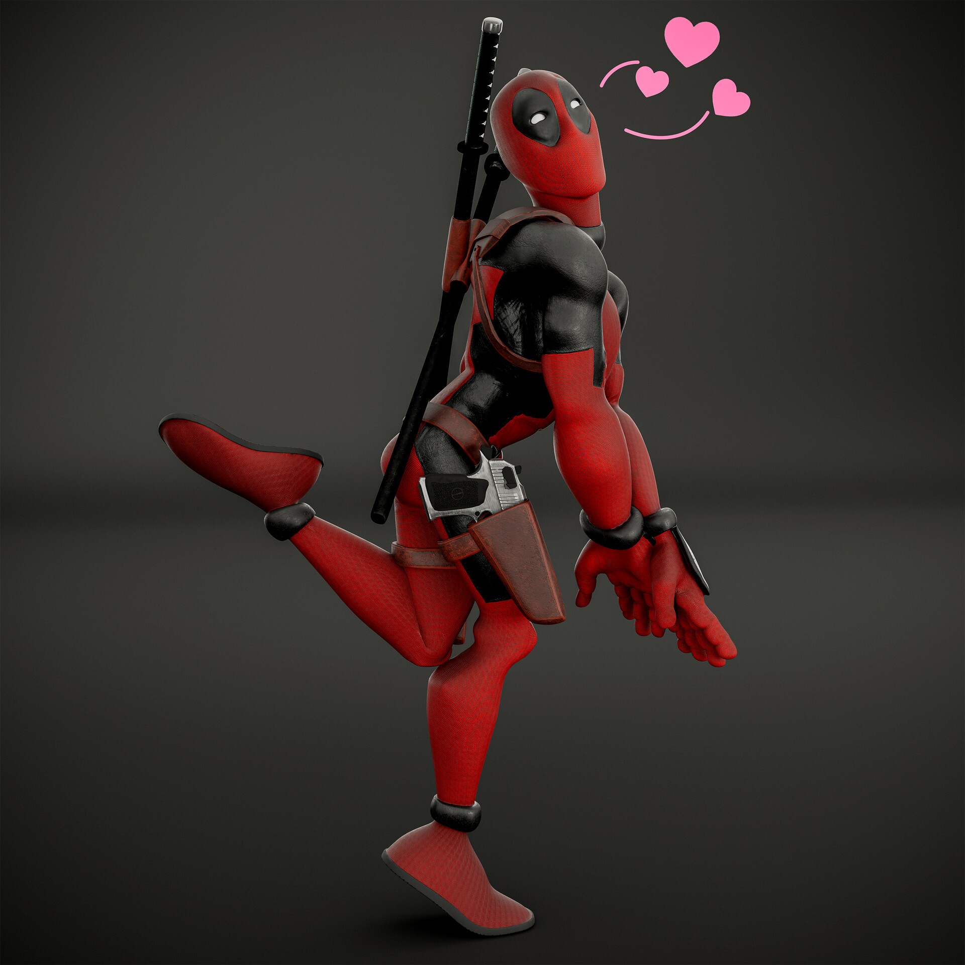 Arkaitz Preciado - Deadpool -Cartoon Character-