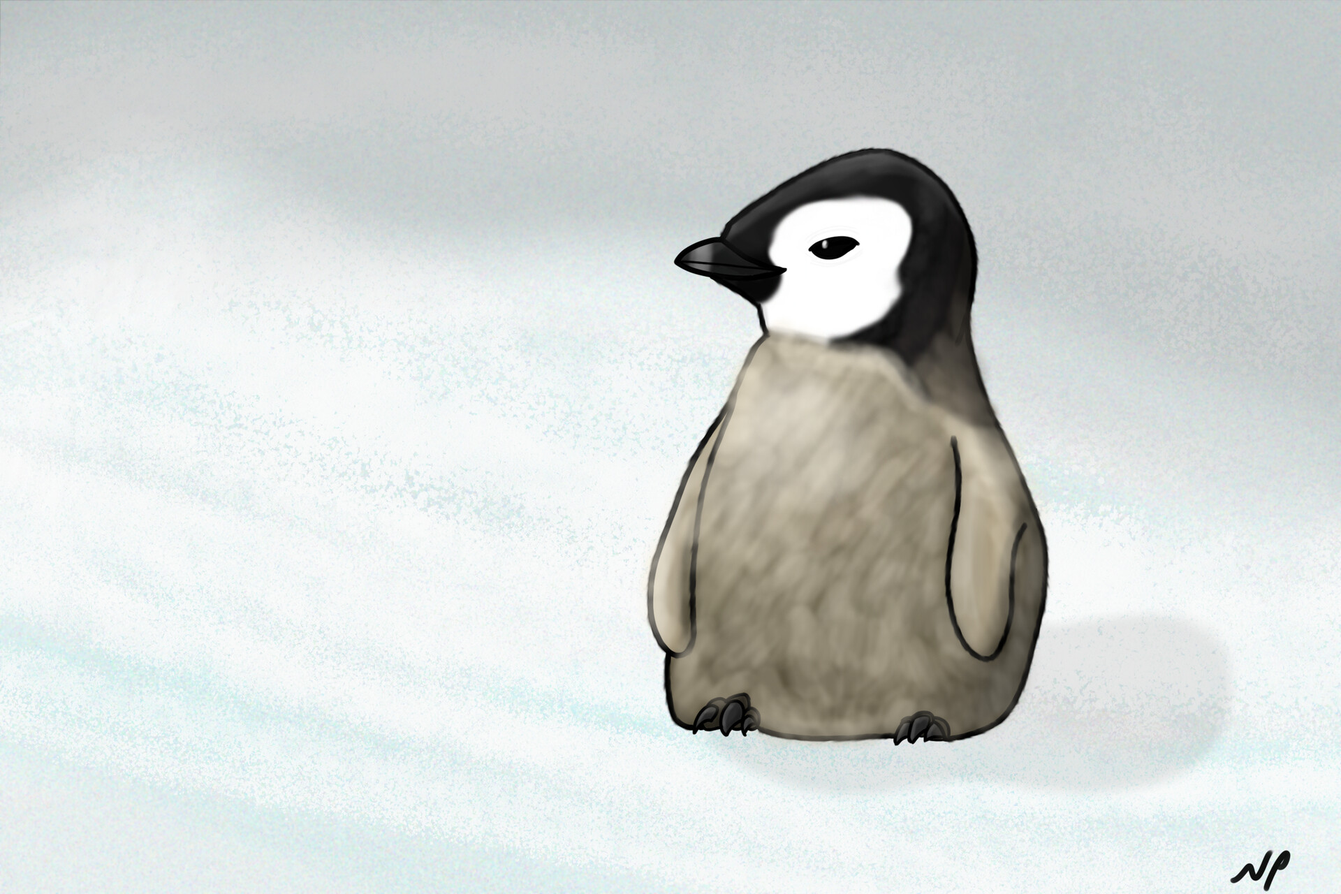 ArtStation - Baby Penguin