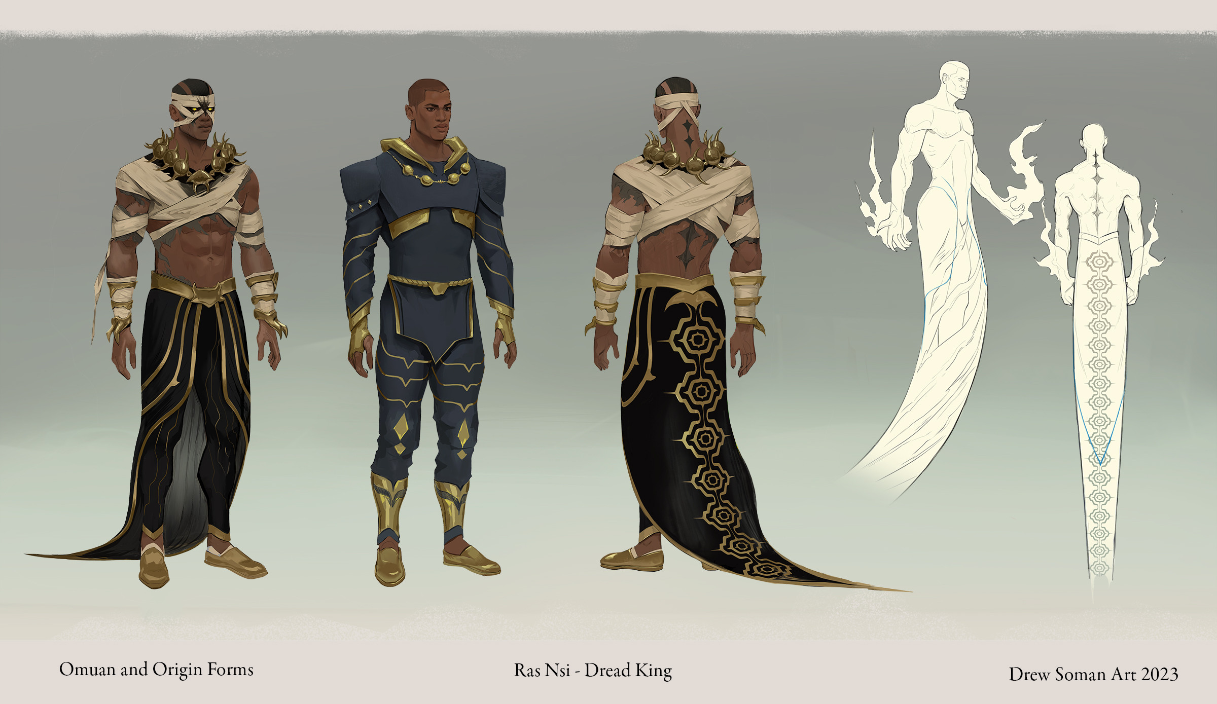 Drew Soman - The Dread King - Ras Nsi Redesign