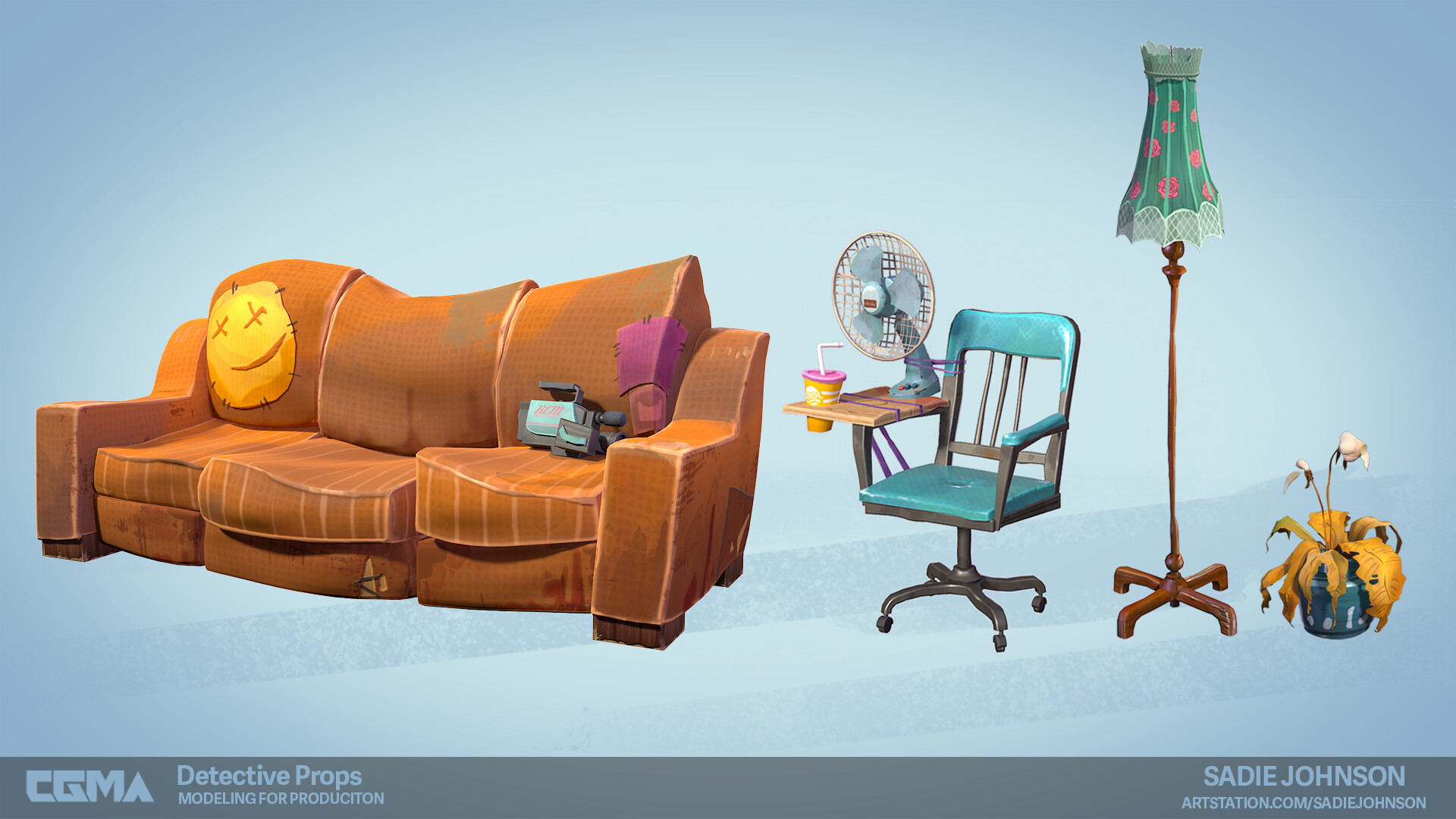 Sadie Johnson - Detective Interior Props