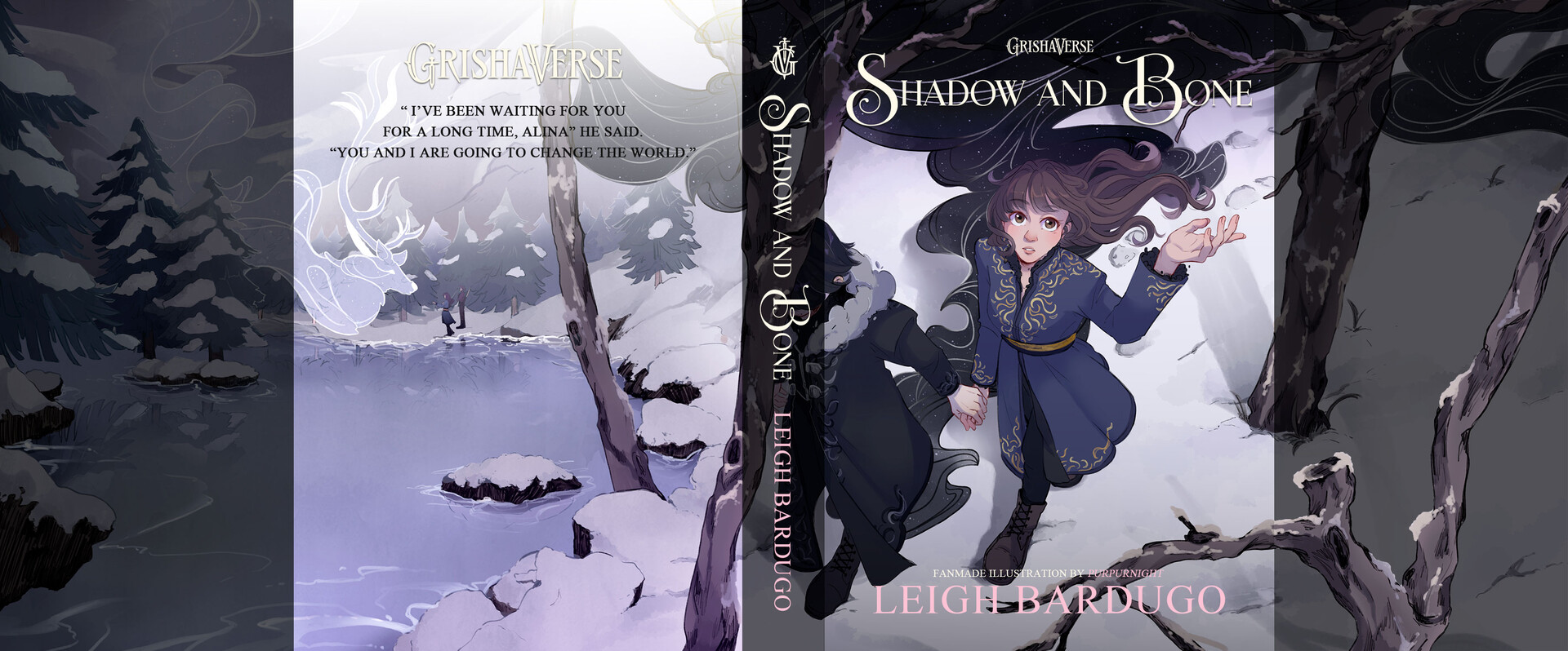 ArtStation - Shadow and Bone book cover