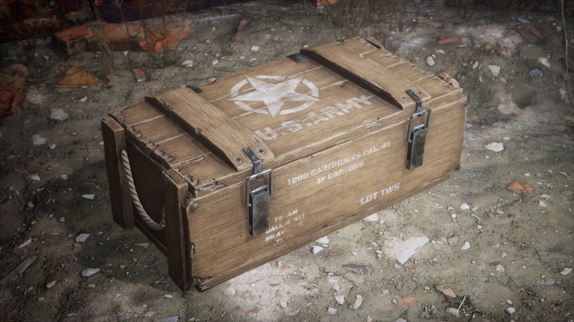 ArtStation - U.S. Ammo crate