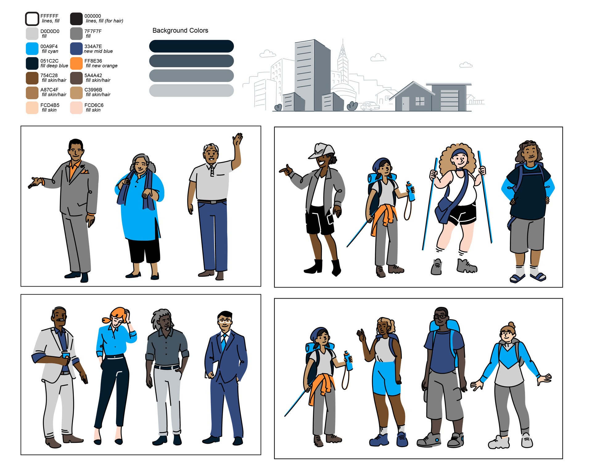 Timothy Grey - Corporate Character Design - Modern