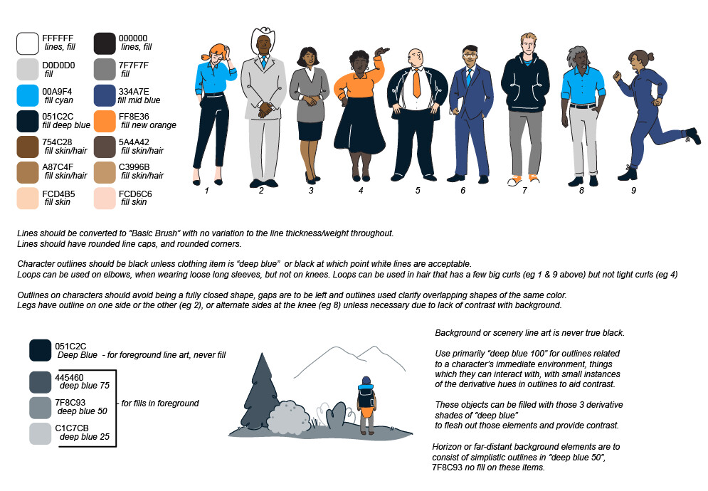 Timothy Grey - Corporate Character Design - Modern