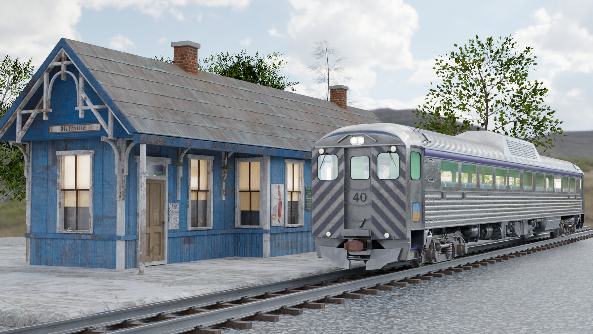 ArtStation - Railroad Scenes