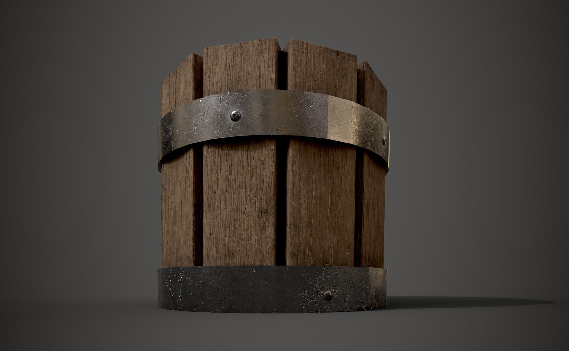 ArtStation - medieval bucket