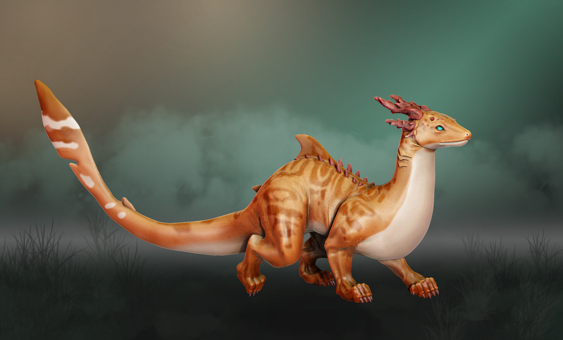 ArtStation - Lizard dragon