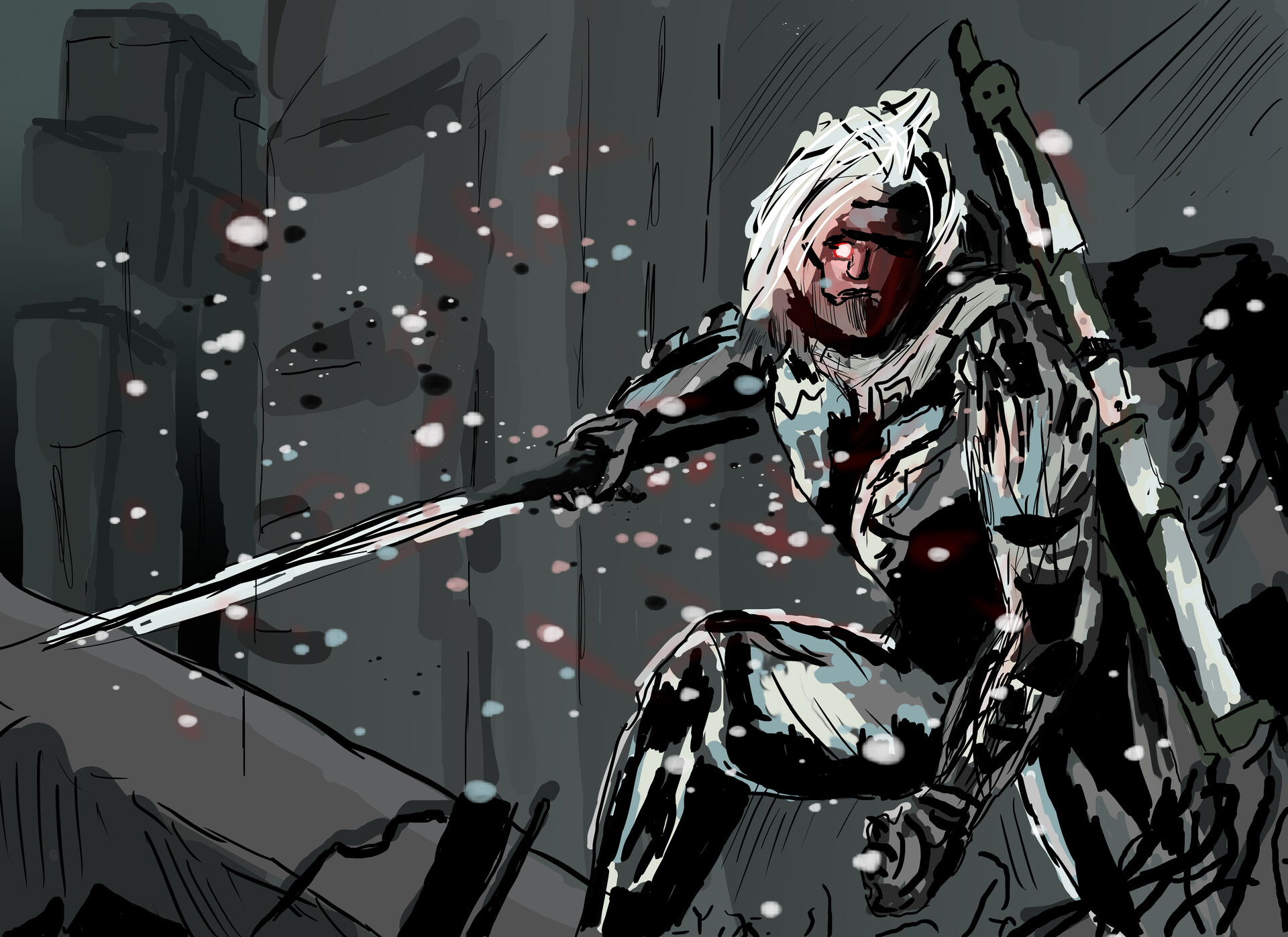 ArtStation - 1.12.23 Raiden Fan-Art