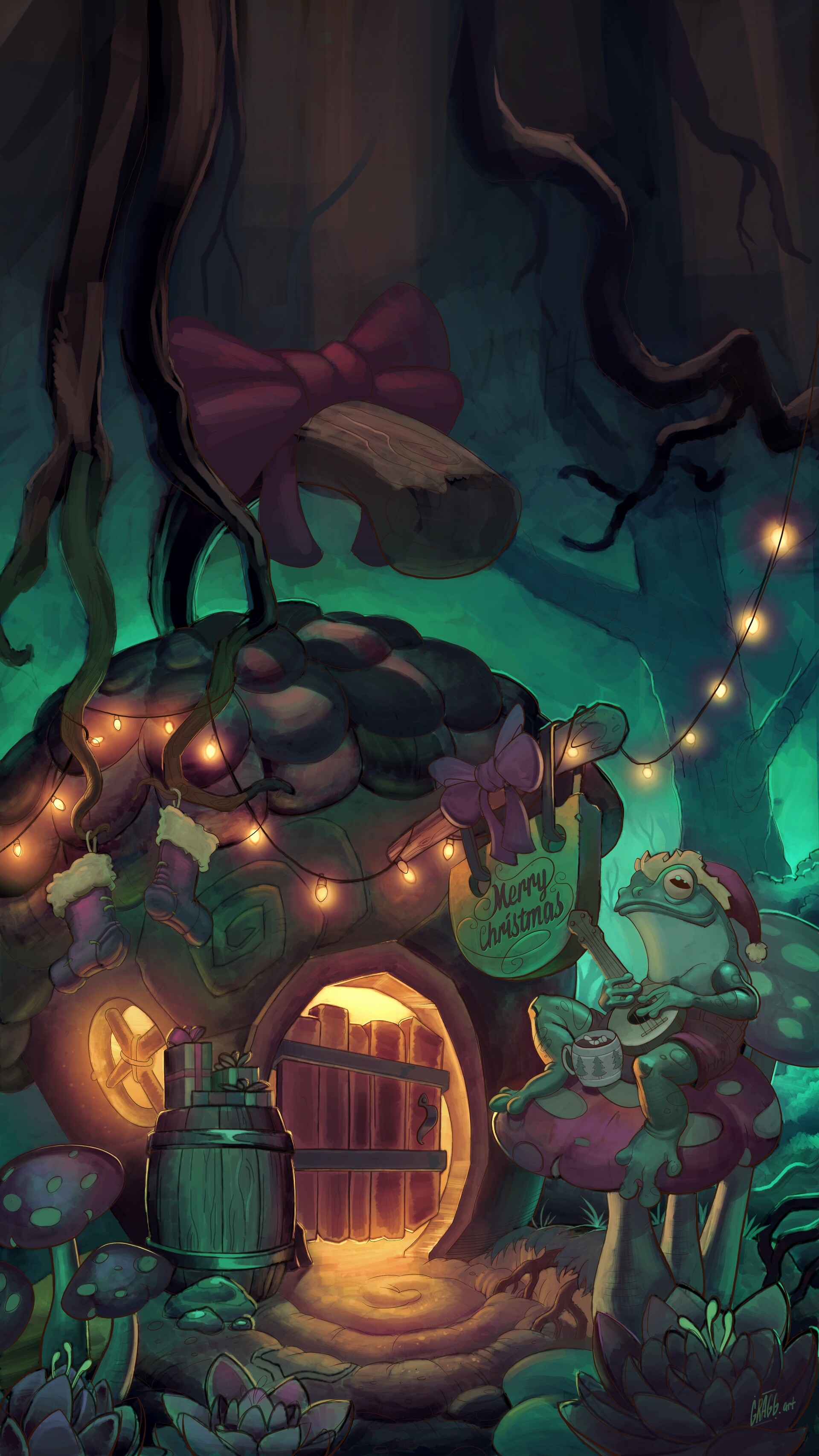 ArtStation - Toad Christmas