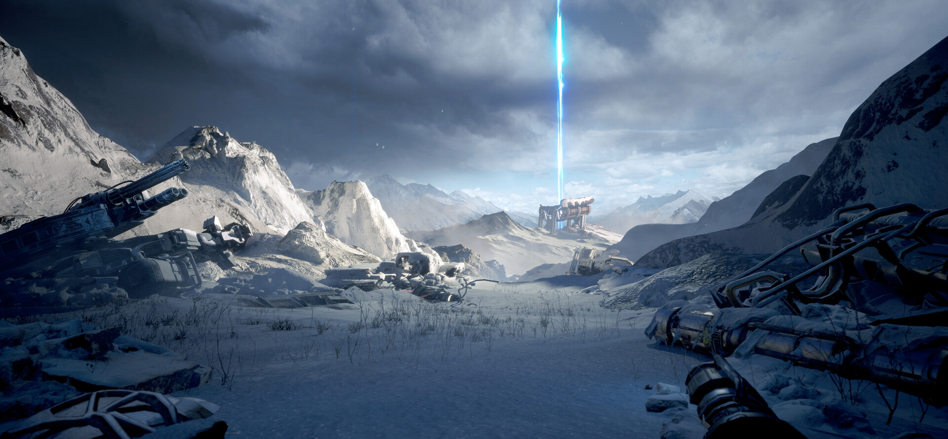 ArtStation - Cyber Snow Scenery