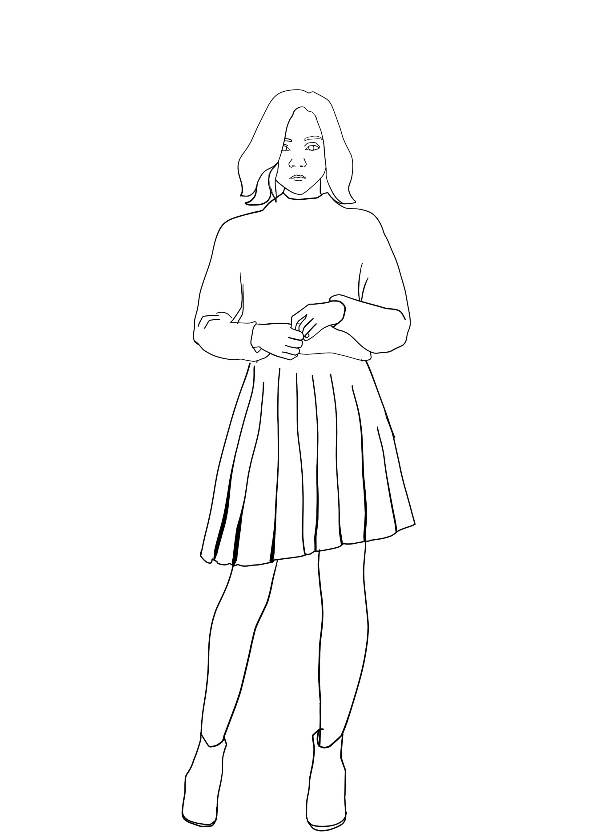 ArtStation - silent girl