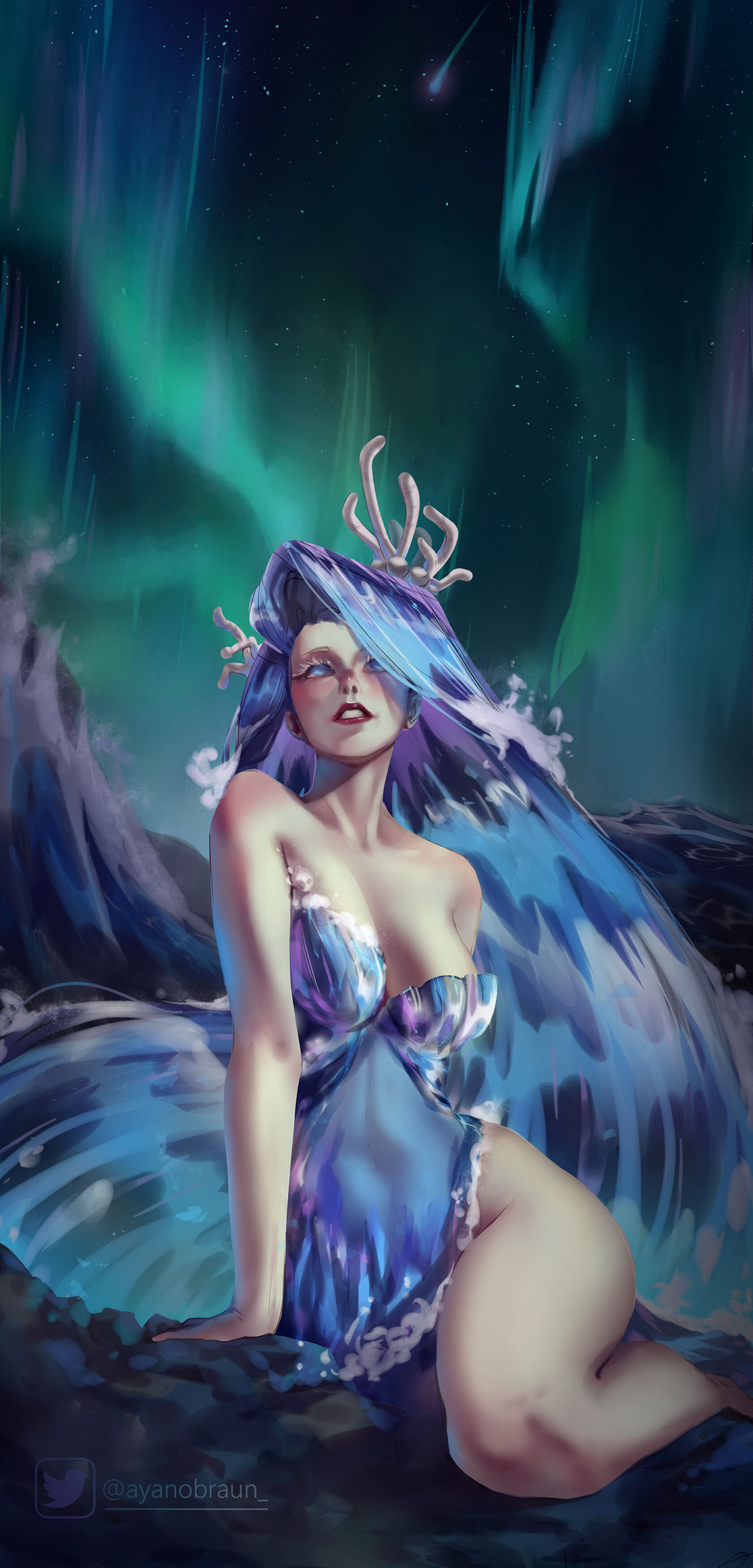 ArtStation - Sea Fairy (fanart cookie run)