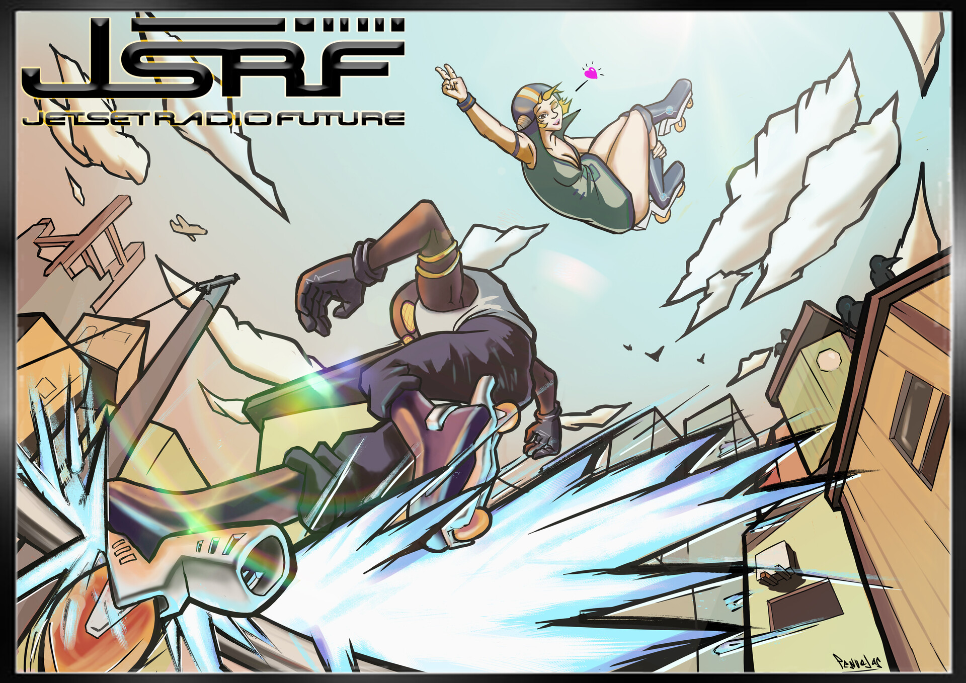 ArtStation - Jet Set Radio Future Fanart