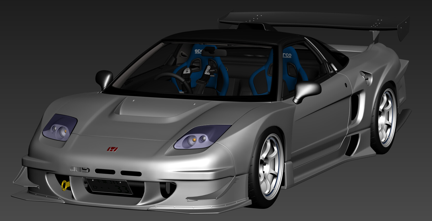 ArtStation - 2002 Honda NSX-R NA2 Route KS Demo Car