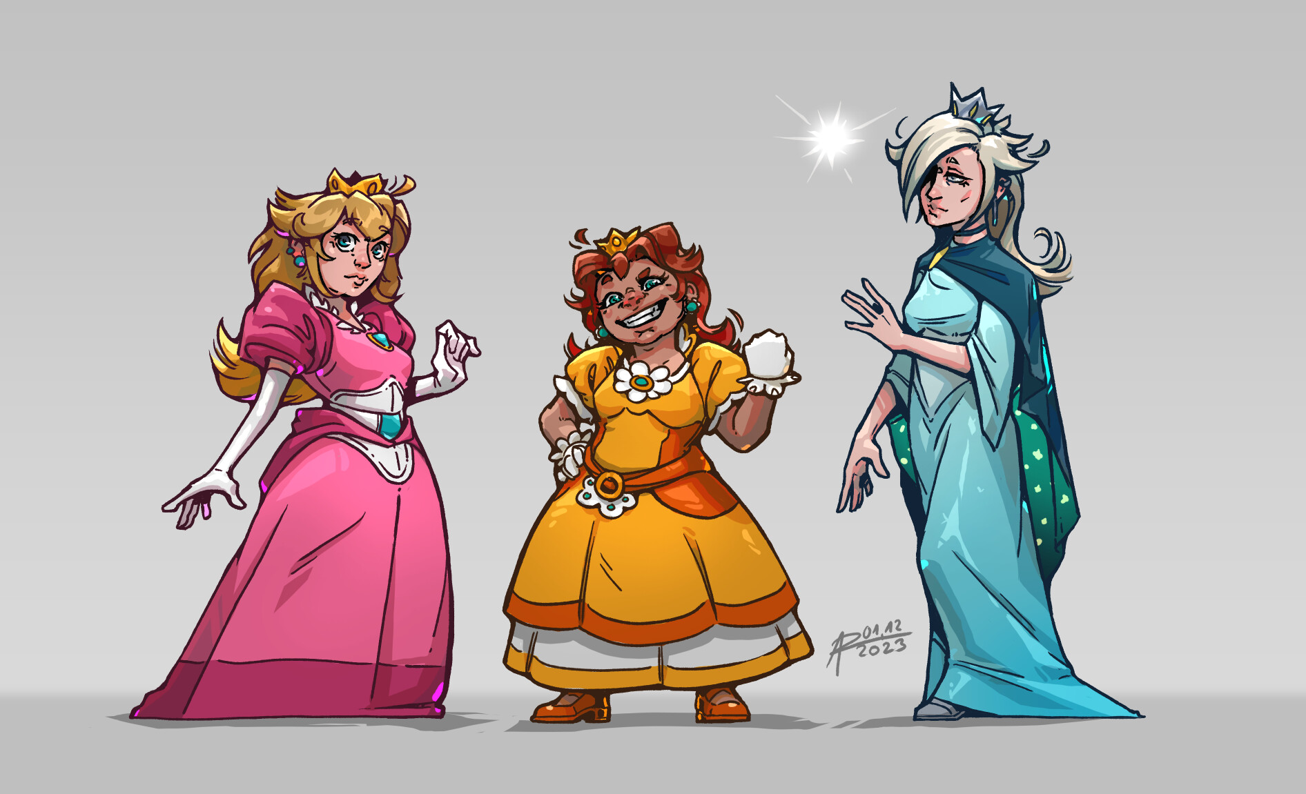ArtStation - FanArt: Super Mario Characters - Part 2 (Super Mario ...