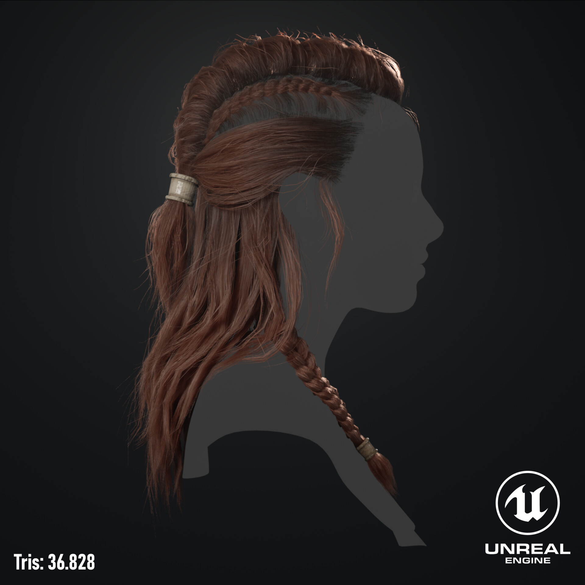 ArtStation - Real time Hair - Unreal Engine