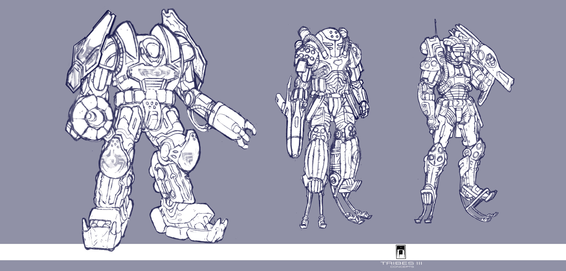 Andrew Paul - Tribes III Armor Concepts