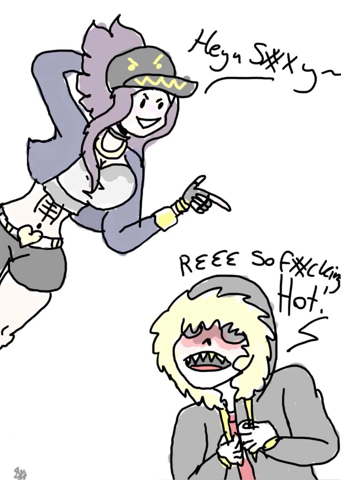 ArtStation - Crossovers 2: Natalie meets Fell Sans