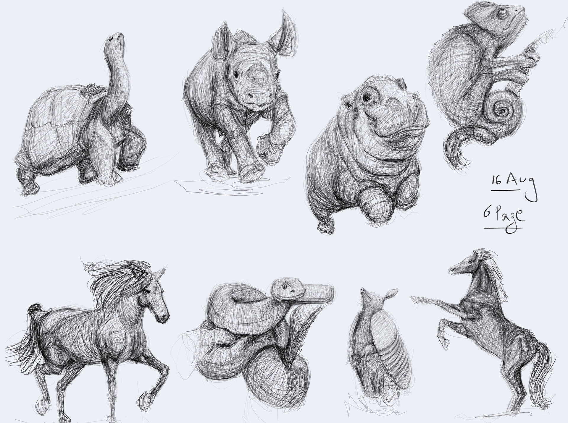 ArtStation - Scribble sketches