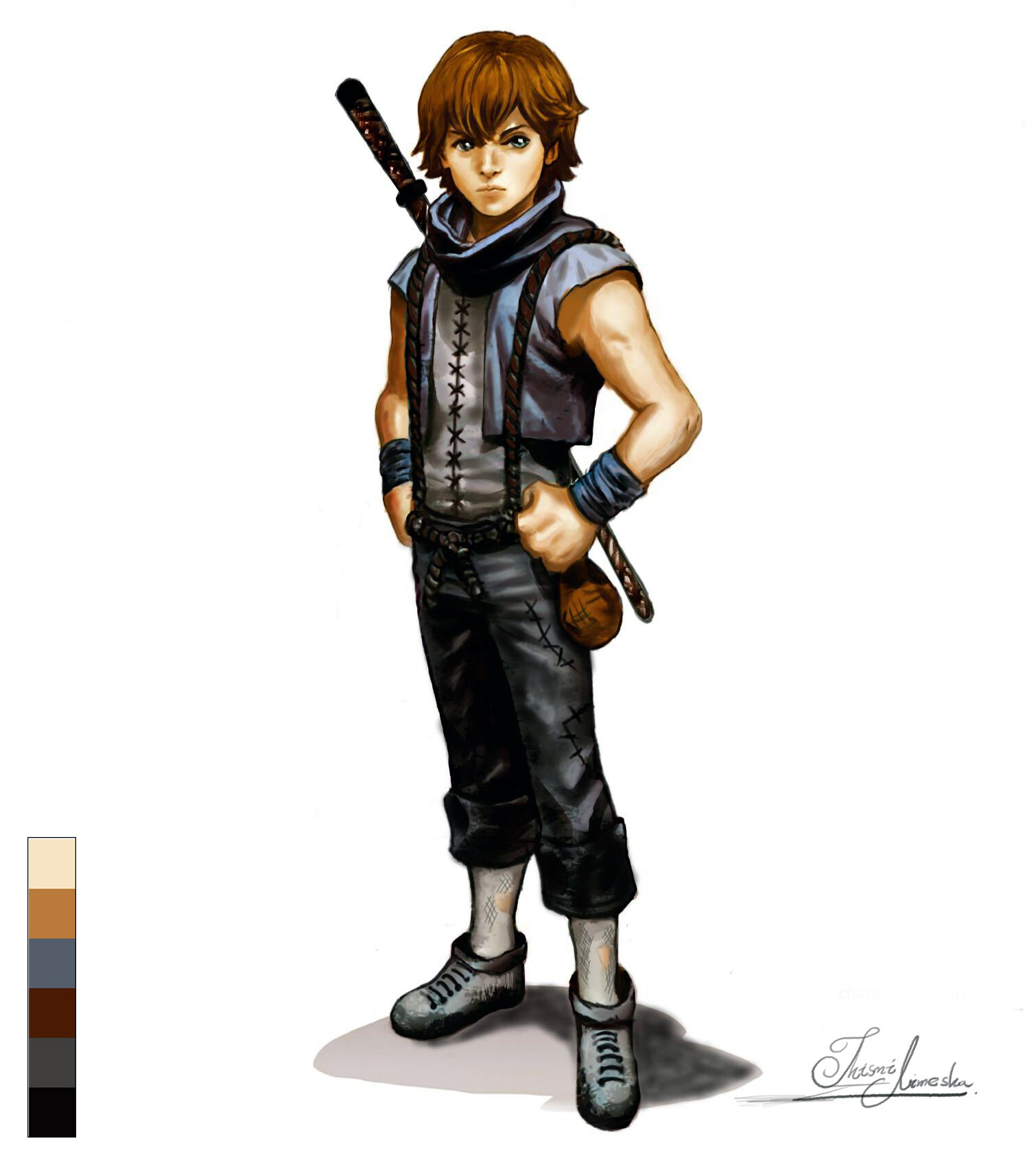 ArtStation - Game Concept Art - Character Designs for Game Design Project