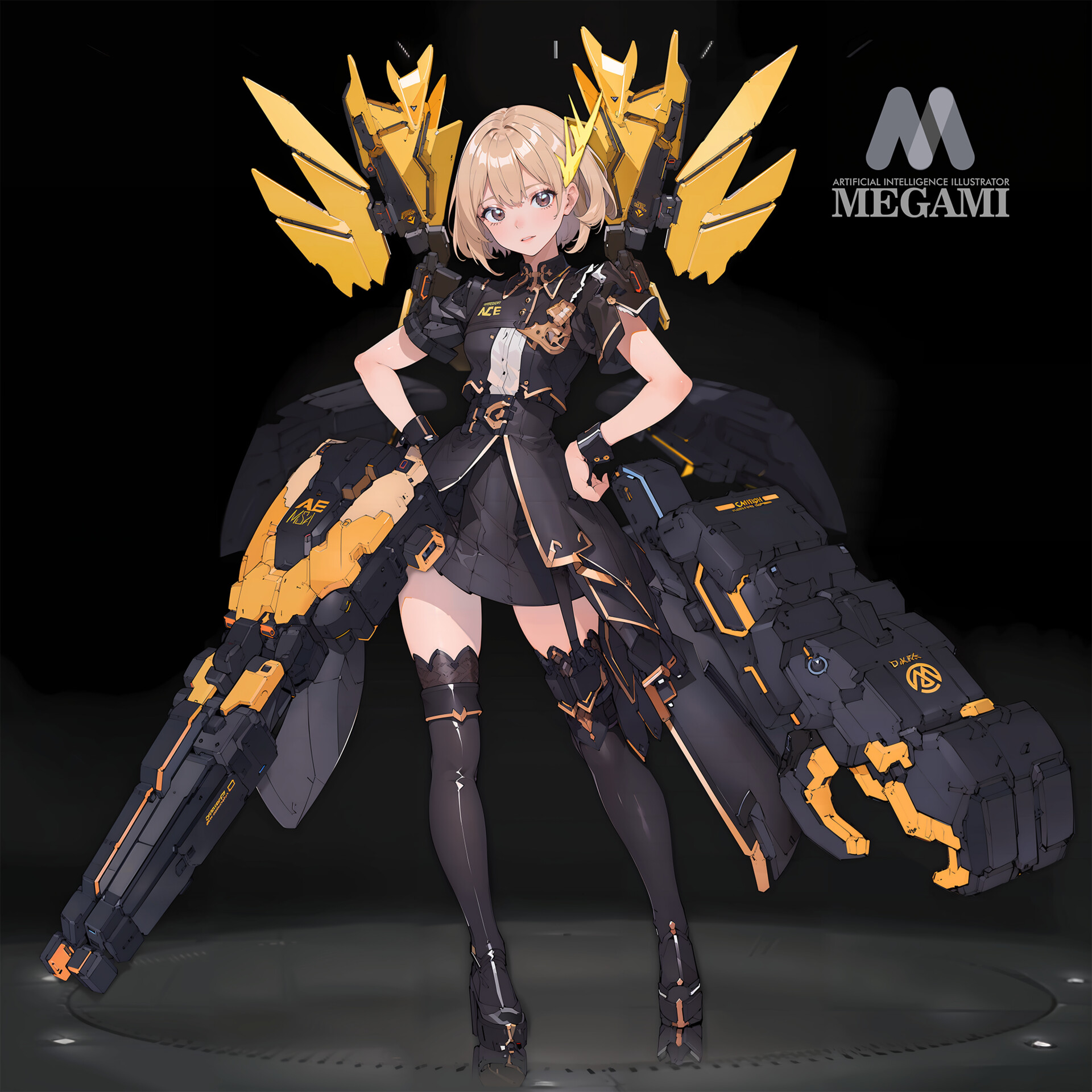 ArtStation - machine girl、MEGA girl、MS girl