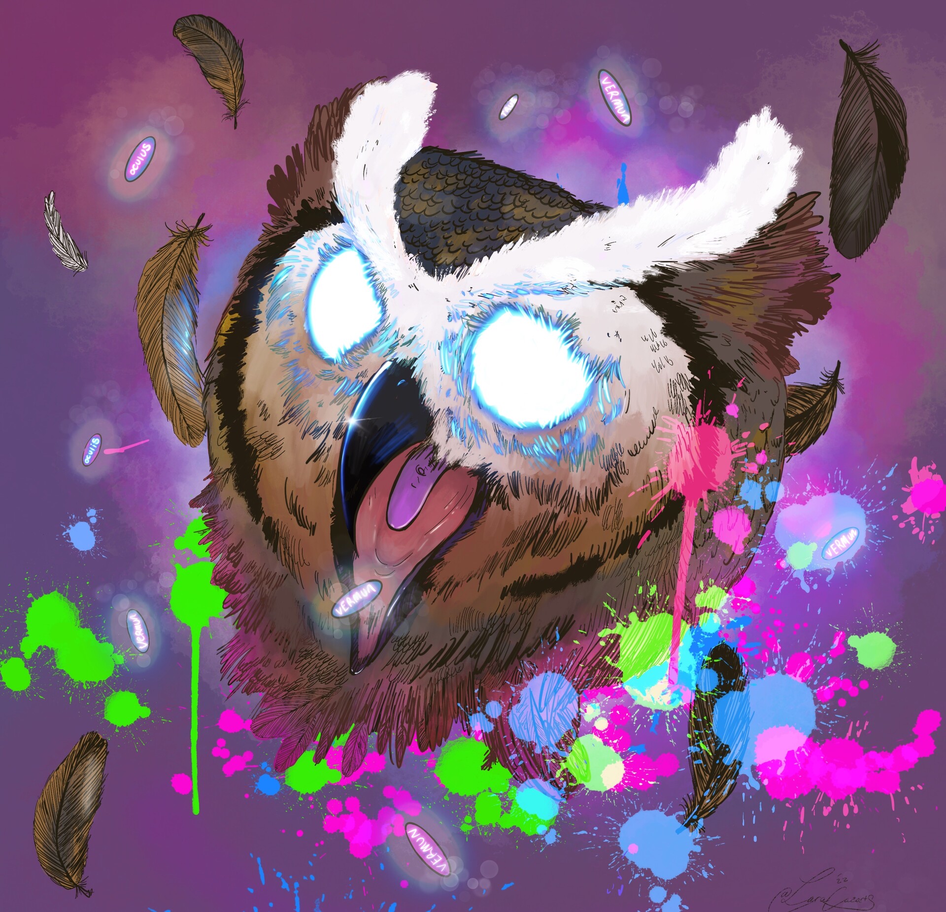 ArtStation - Trippy Owl