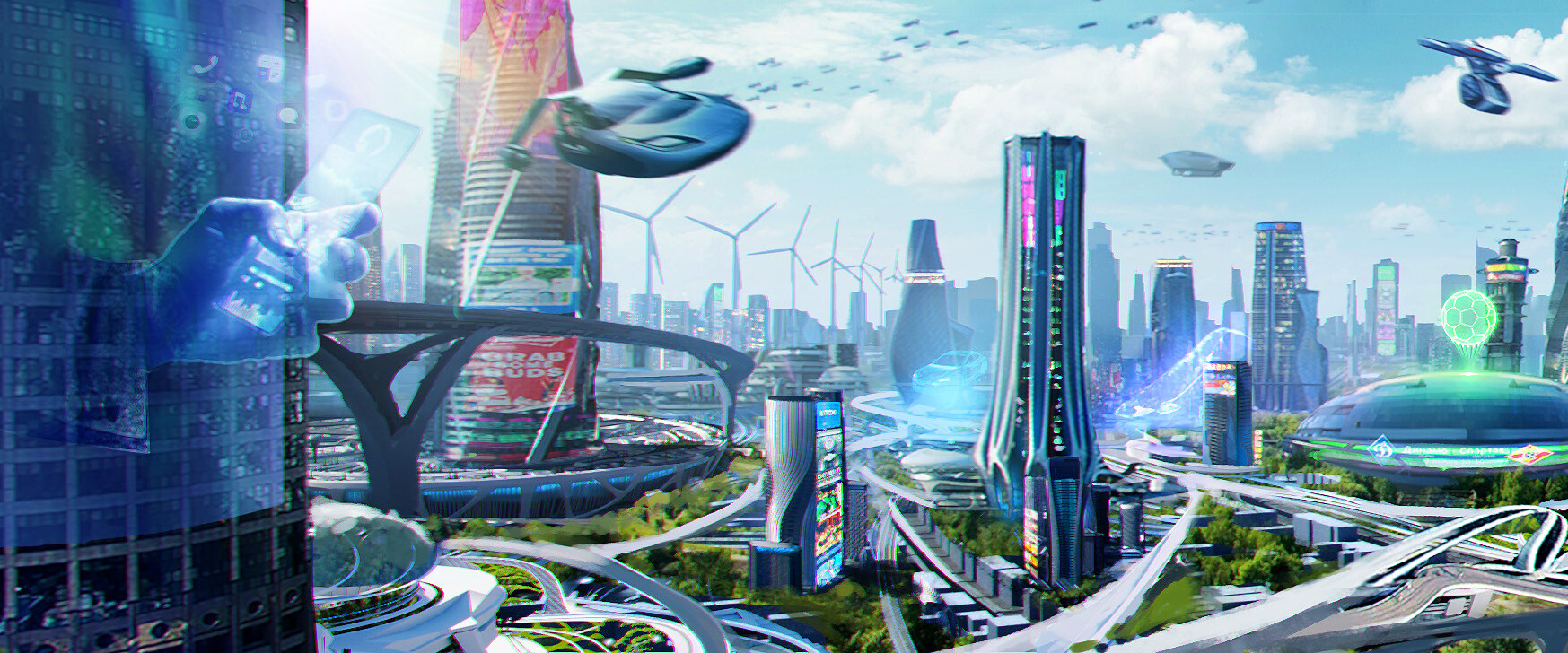 Sergey Pereskokov - Futuristic Moscow City