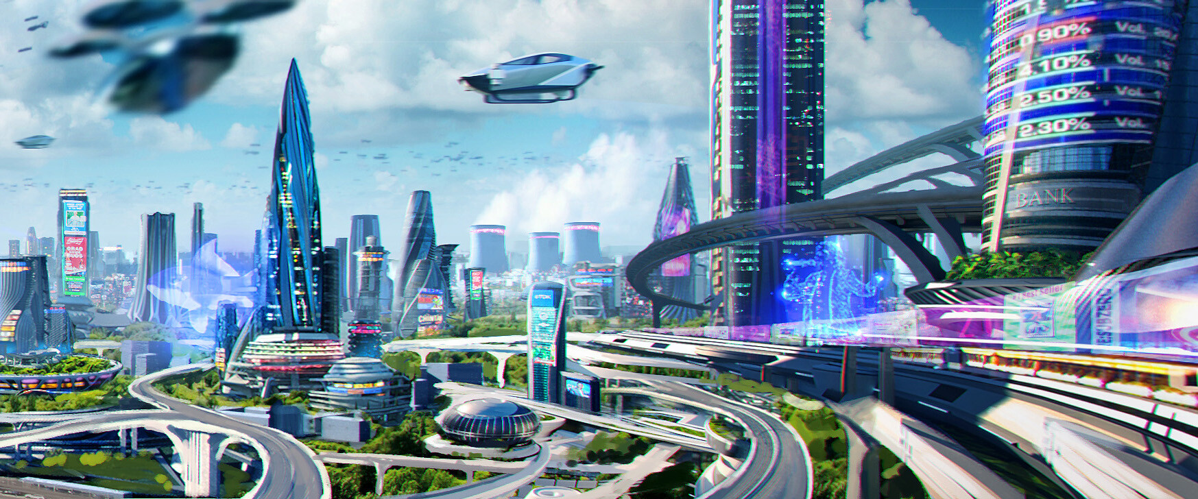 Sergey Pereskokov - Futuristic Moscow City