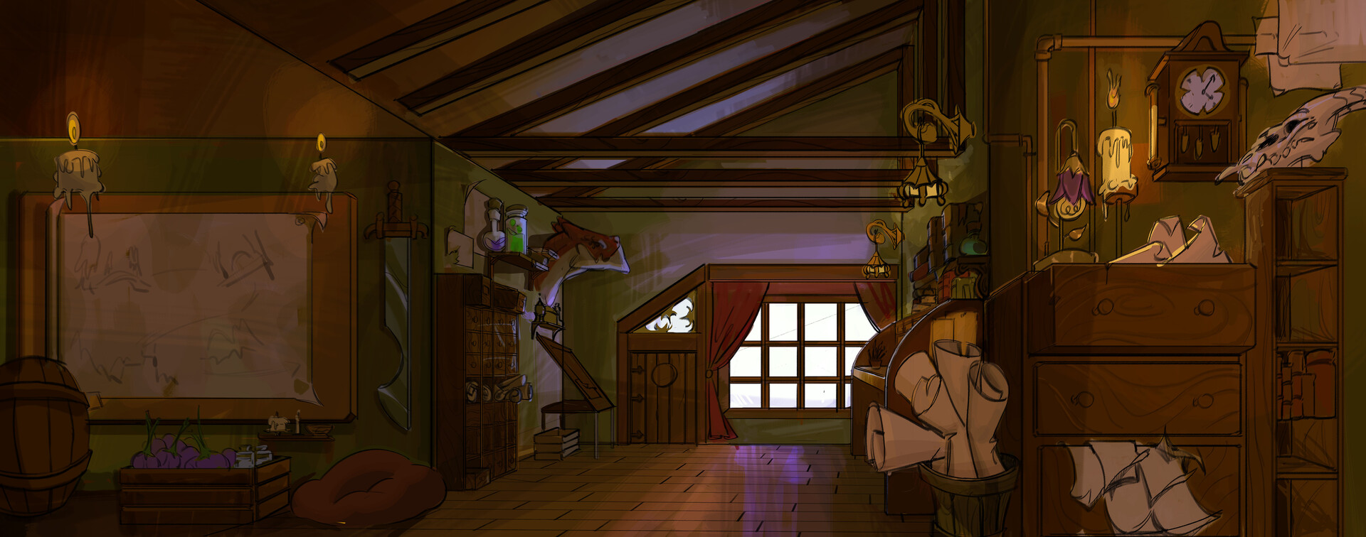 ArtStation - Thesis Backgrounds