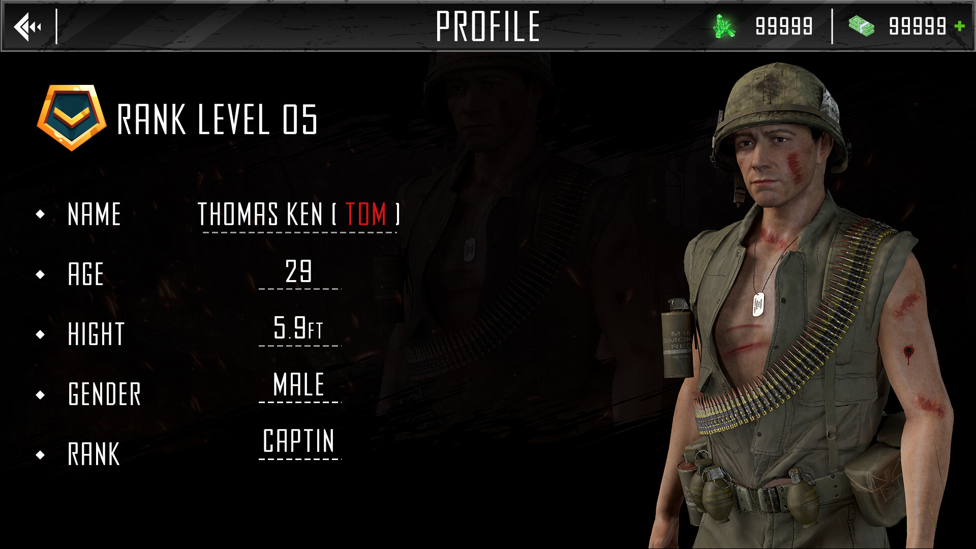 Usama Mughal - FPS Shooting Game UI UX For Mobile