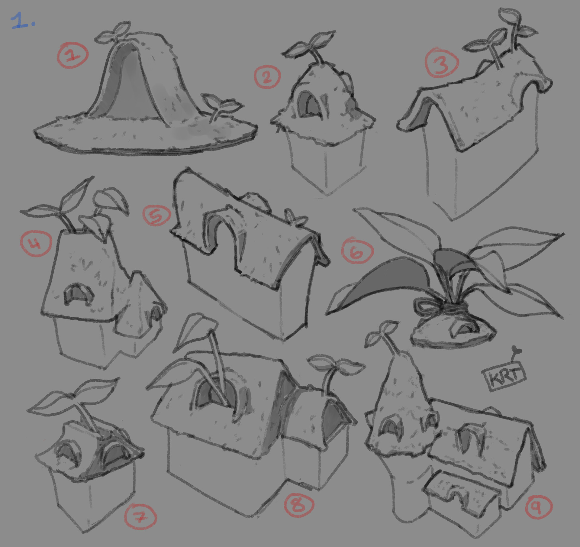 ArtStation - roof concepts