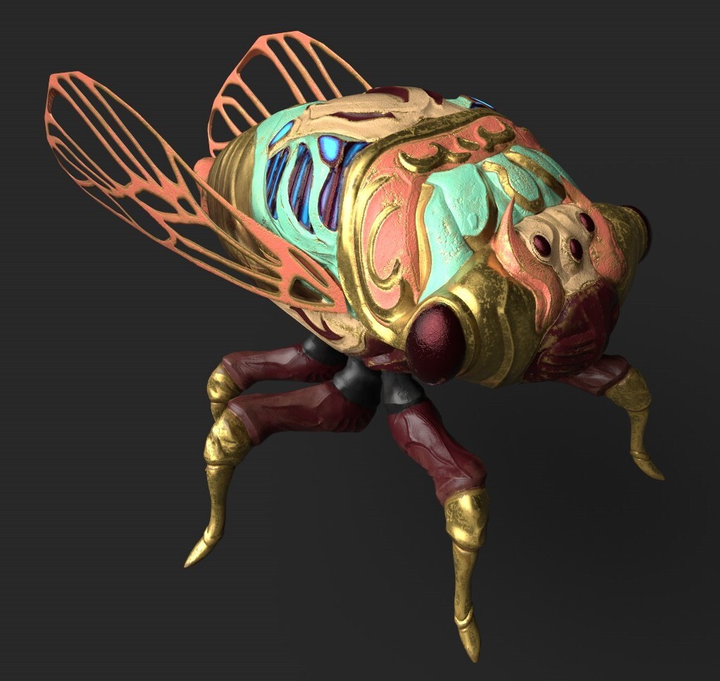 ArtStation - Cicada 3D Model