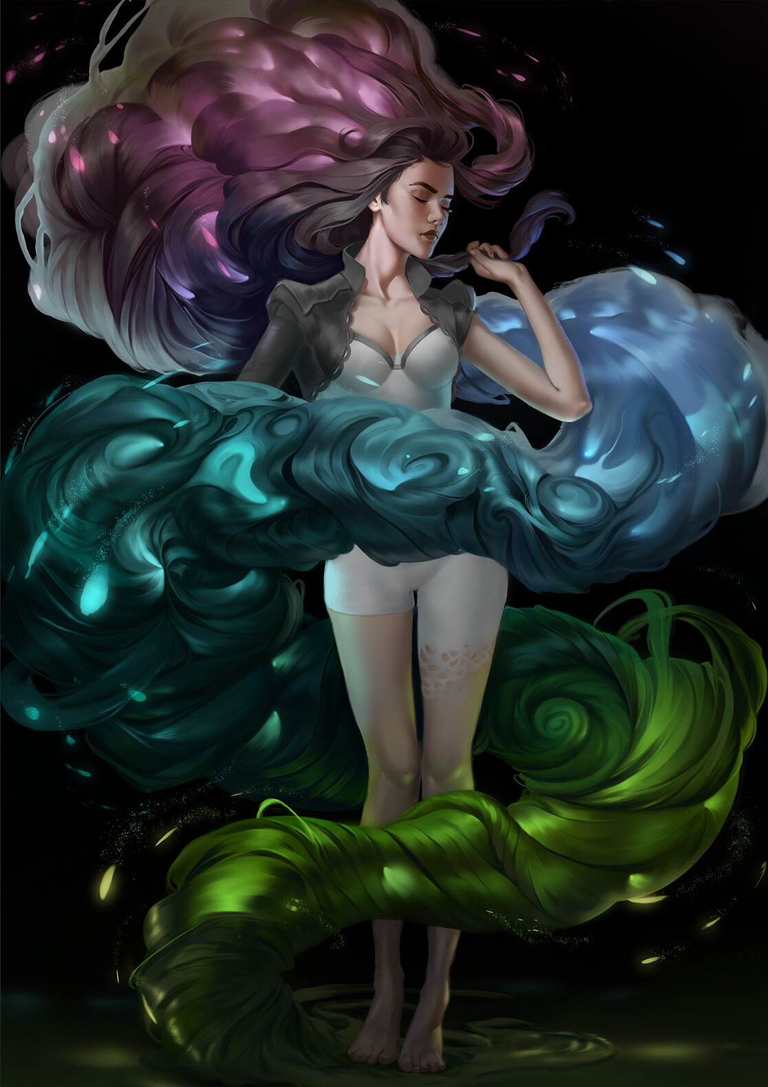 ArtStation - hair redraw