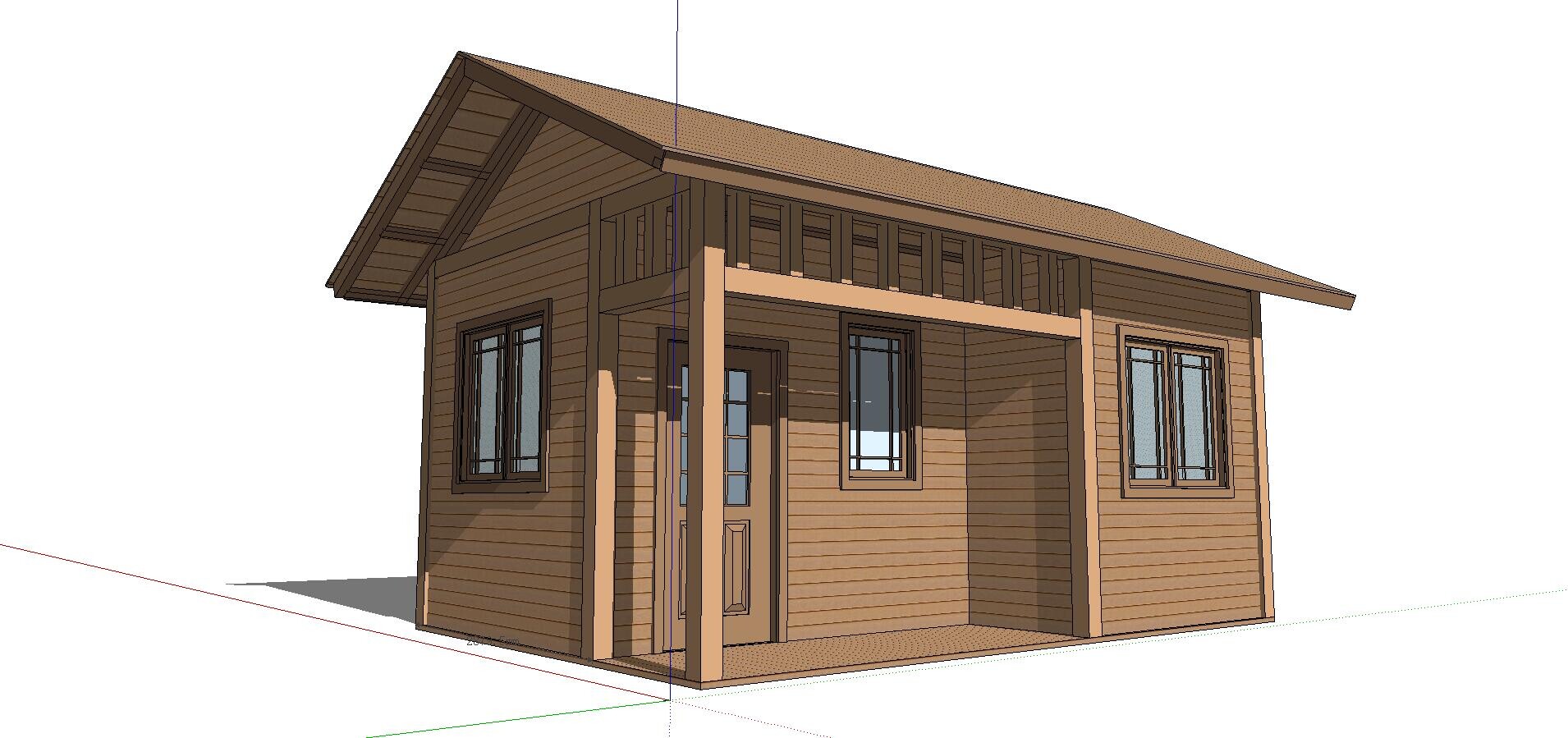 ArtStation - Creative Design-Holiday Cabin-0113