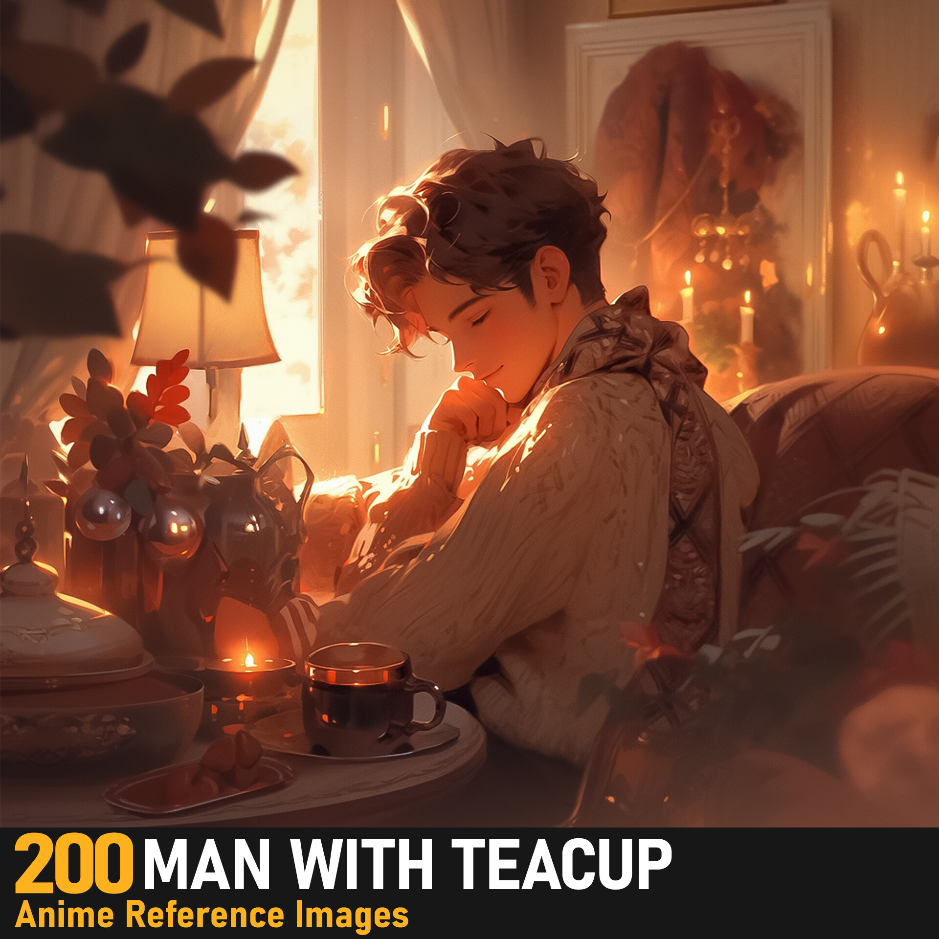 ArtStation - Man With Teacup | 4K Reference Images