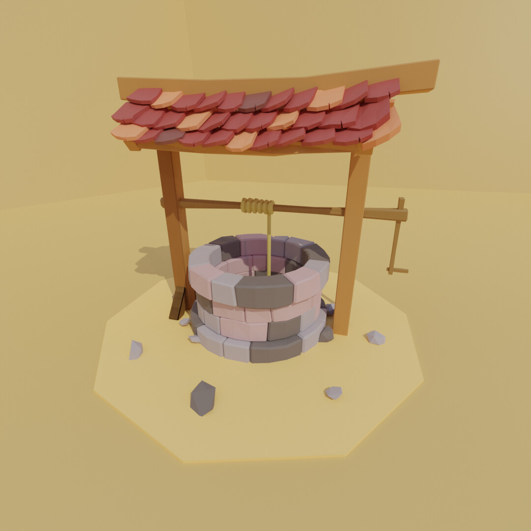 ArtStation - A good well prop