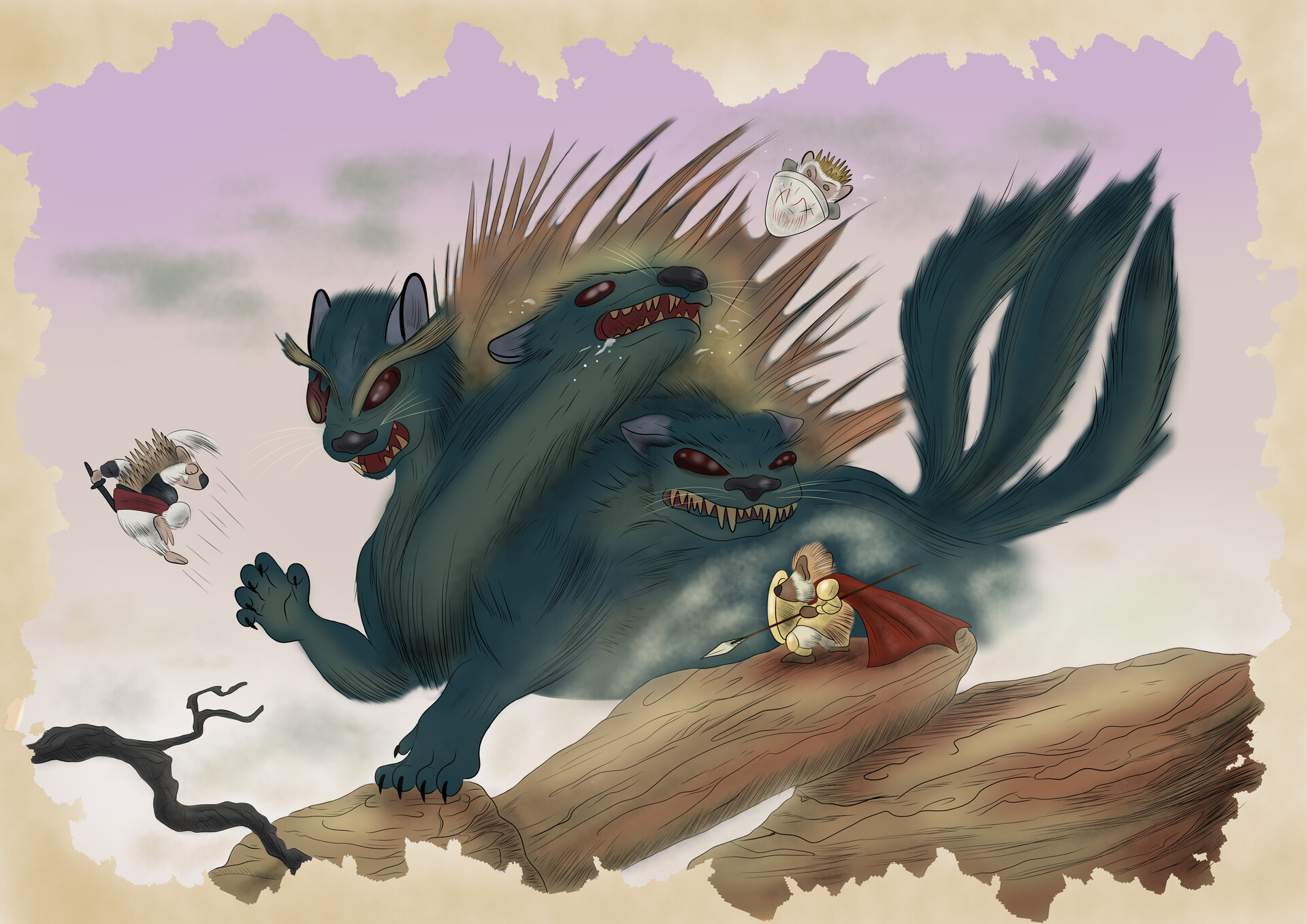 ArtStation - Weasel King Assault