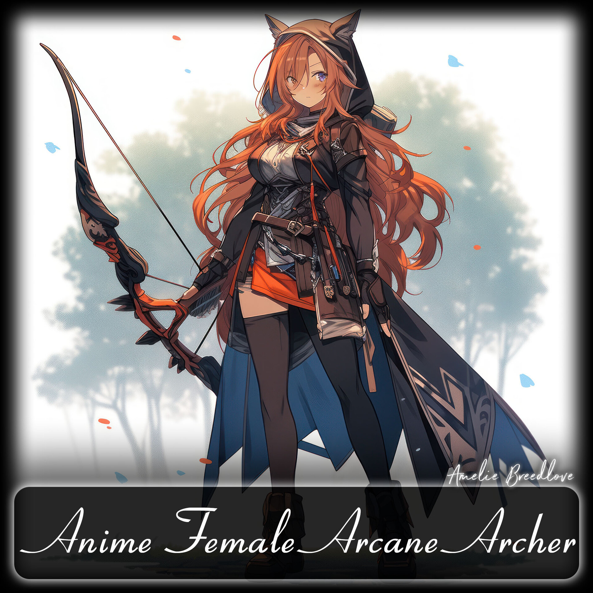 ArtStation - 200 Anime Female Arcane Archer (Full Body) Reference Pack ...