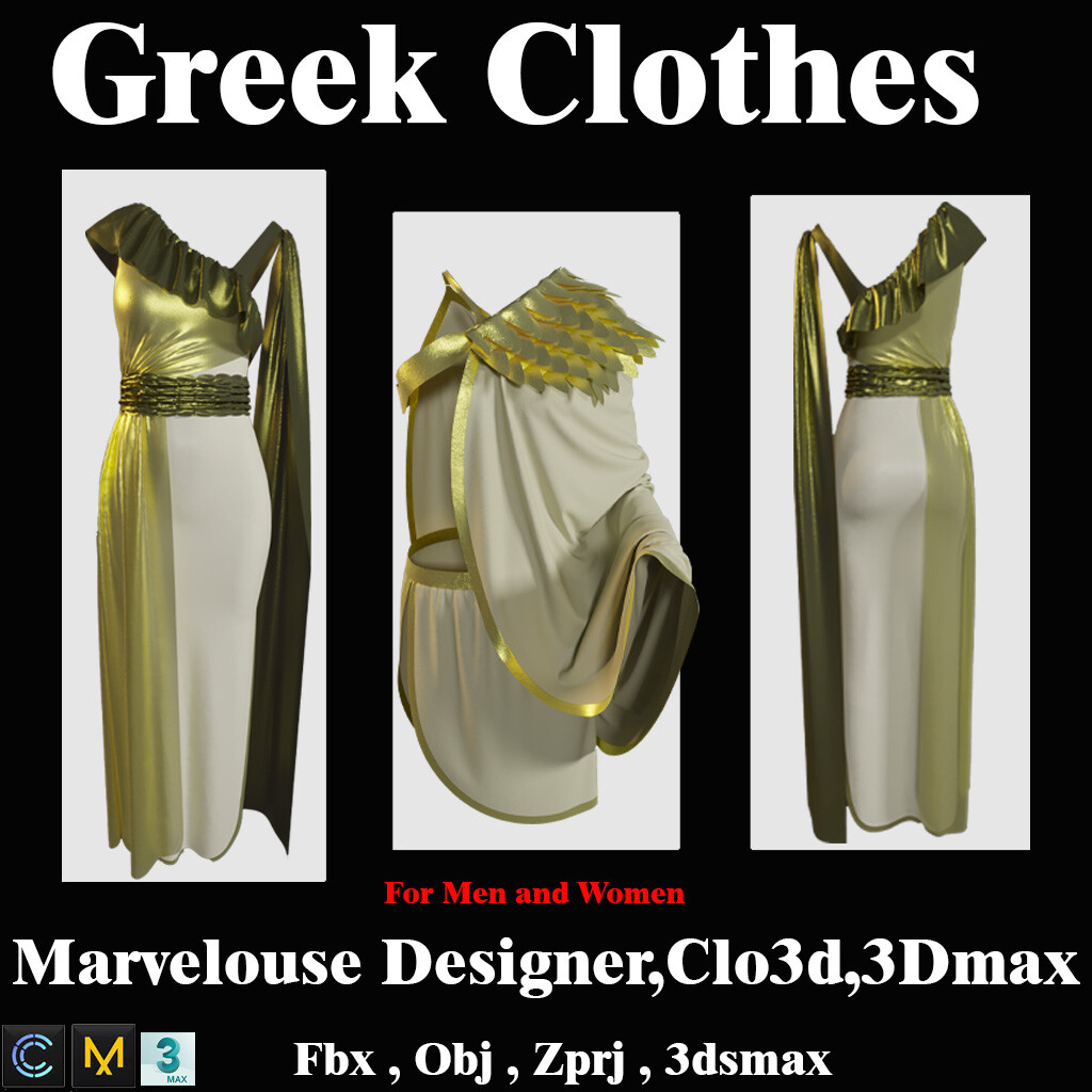 ArtStation - Greek Clothes