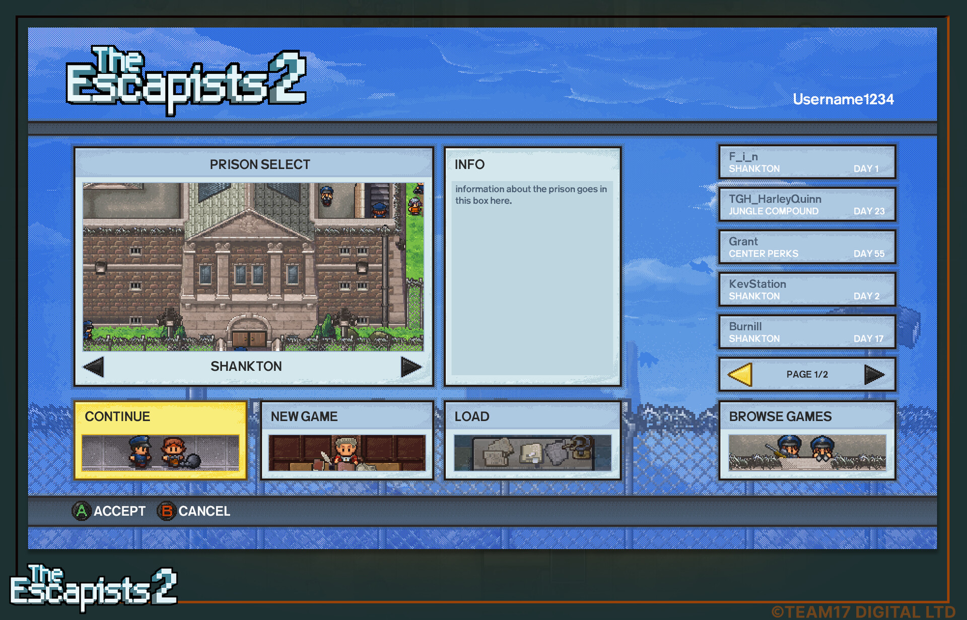 ArtStation - Escapists 2 UI and UI Concepts