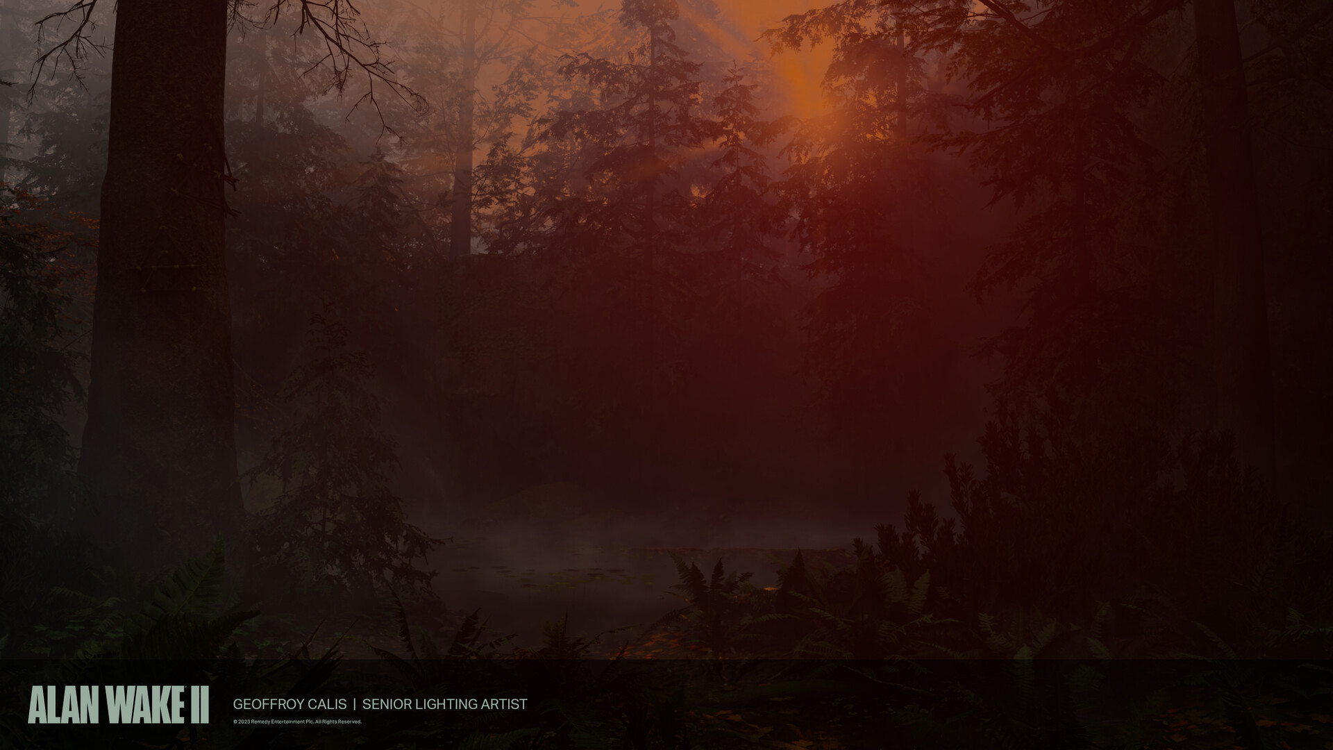 Geoffroy Calis - Alan Wake 2 : Cauldron Lake / Lighting