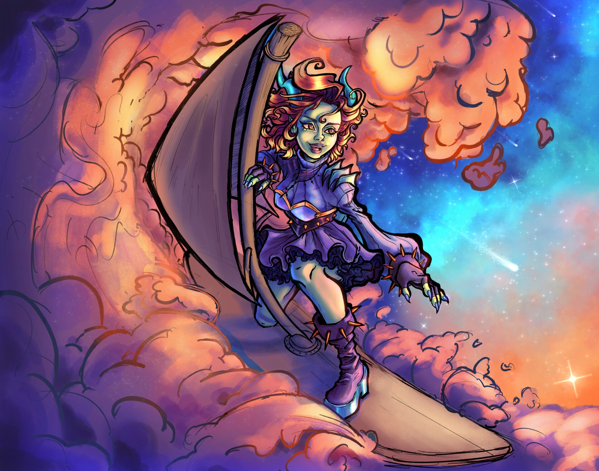 ArtStation - cloud surfing