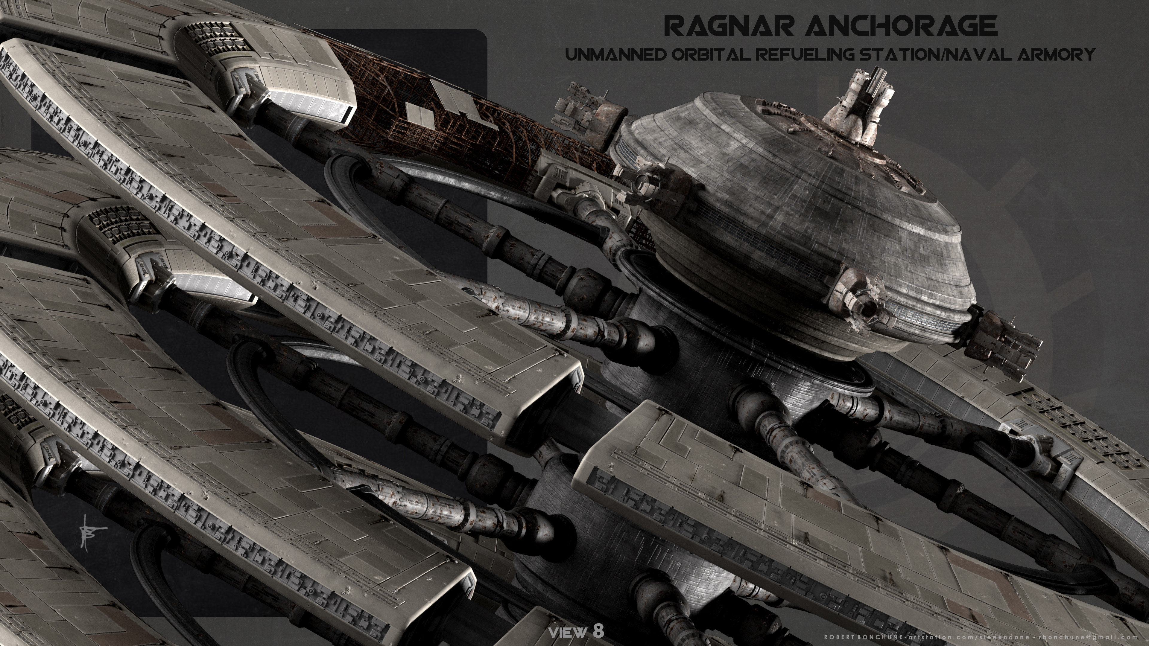 Robert Bonchune - Ragnar Anchorage - Various views - BSG