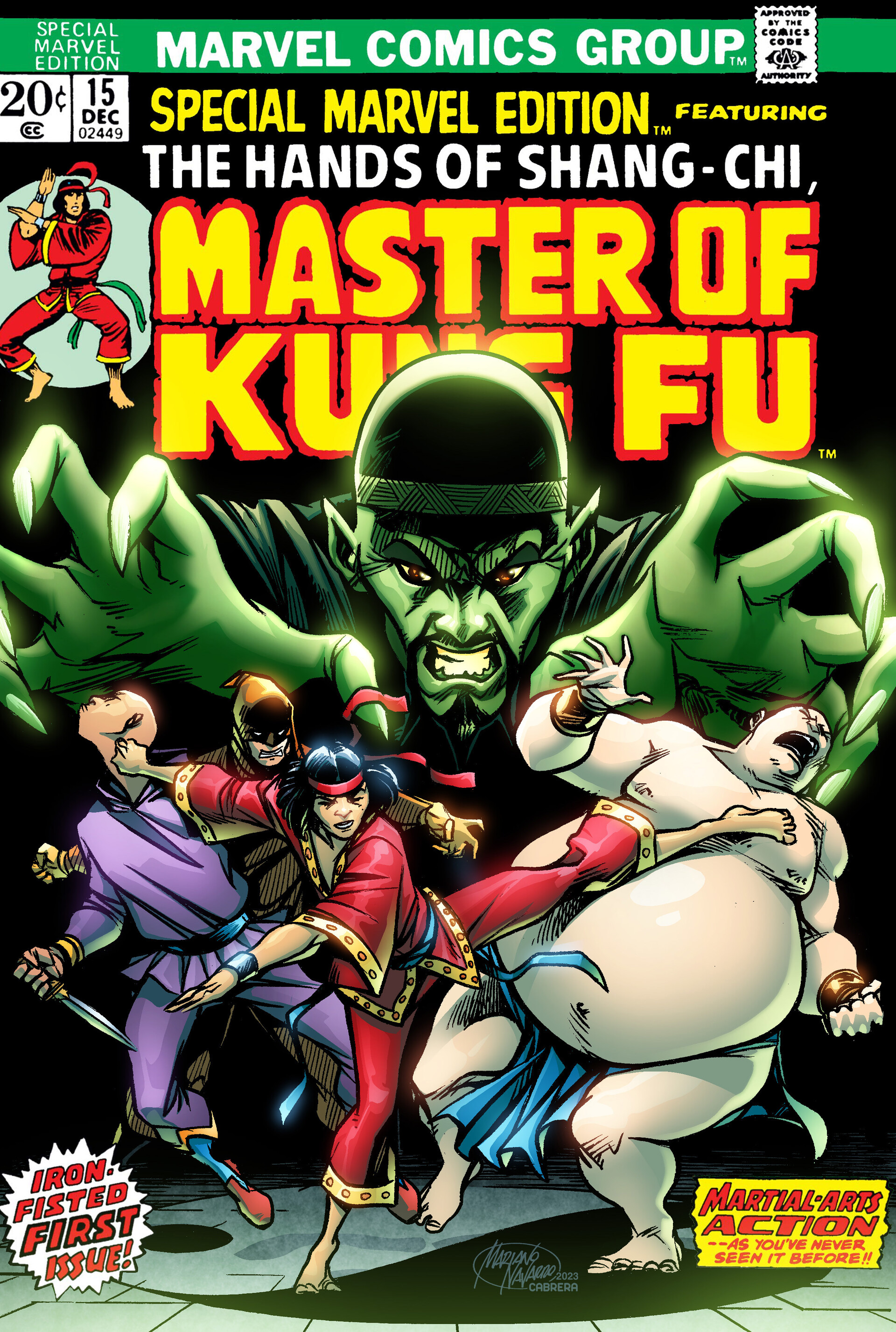 ArtStation - Shang-Chi anniversary - comic cover remake