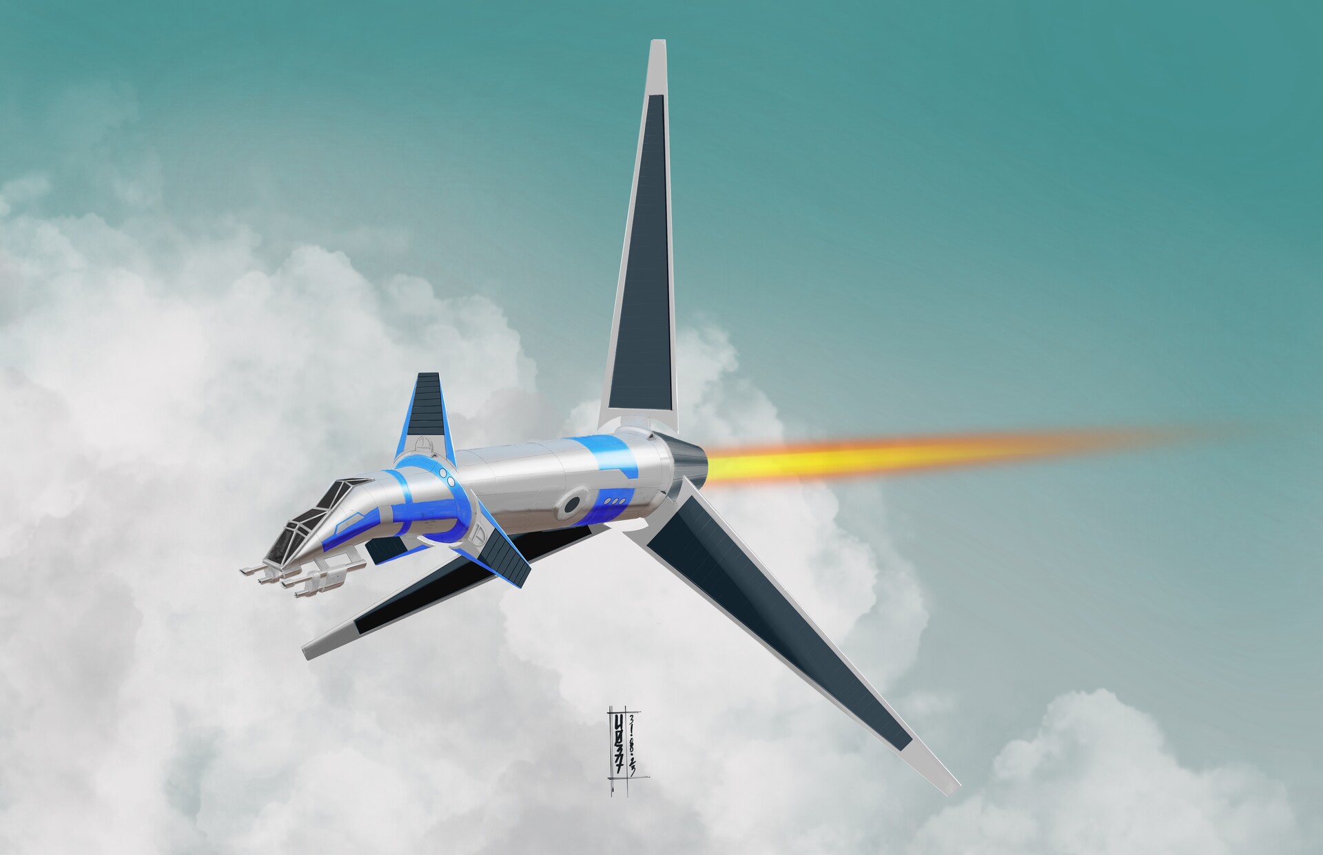 ArtStation - Shuttle Flight