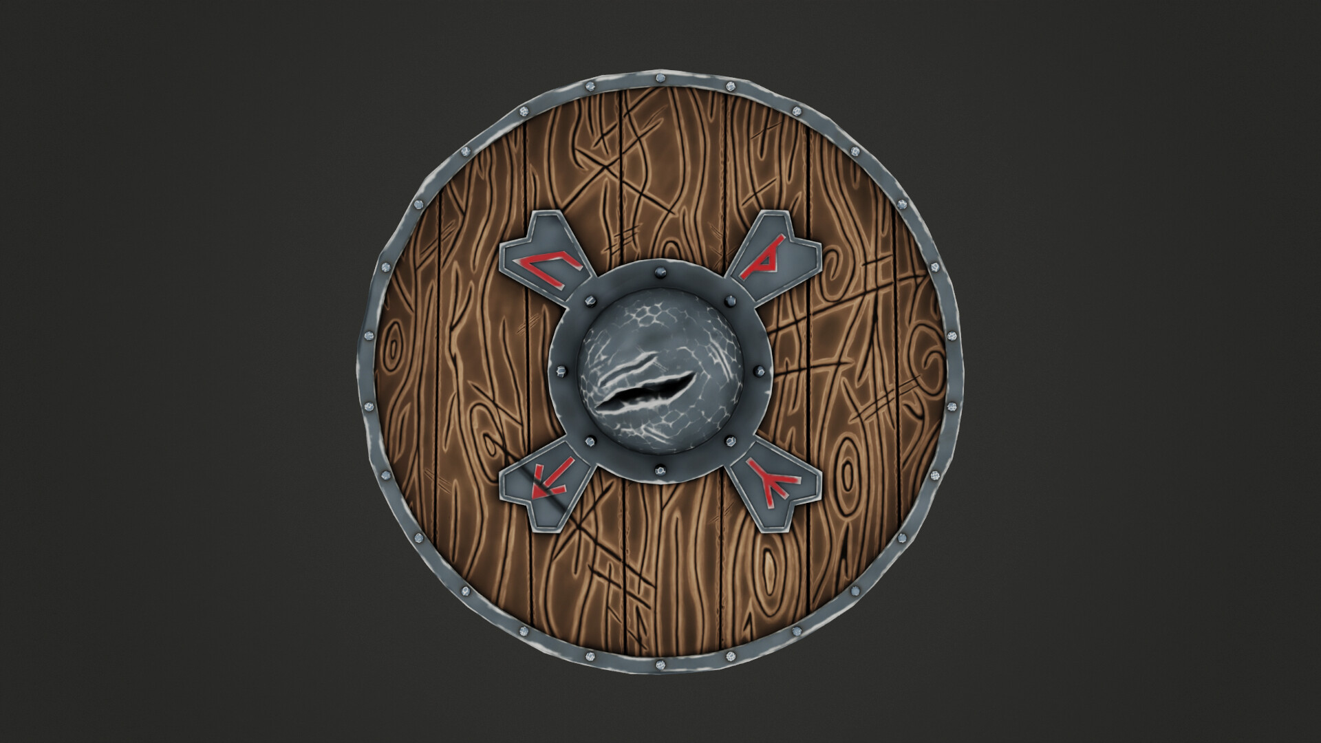 ArtStation - Stylized 3D Shield Asset